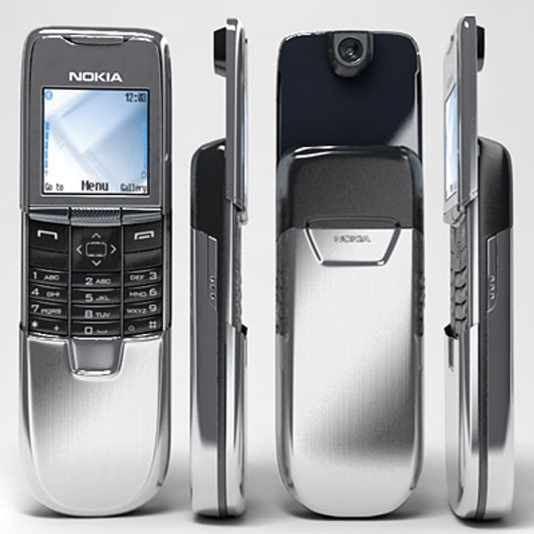 Nokia 8800 Mobile Phone 3d 3ds