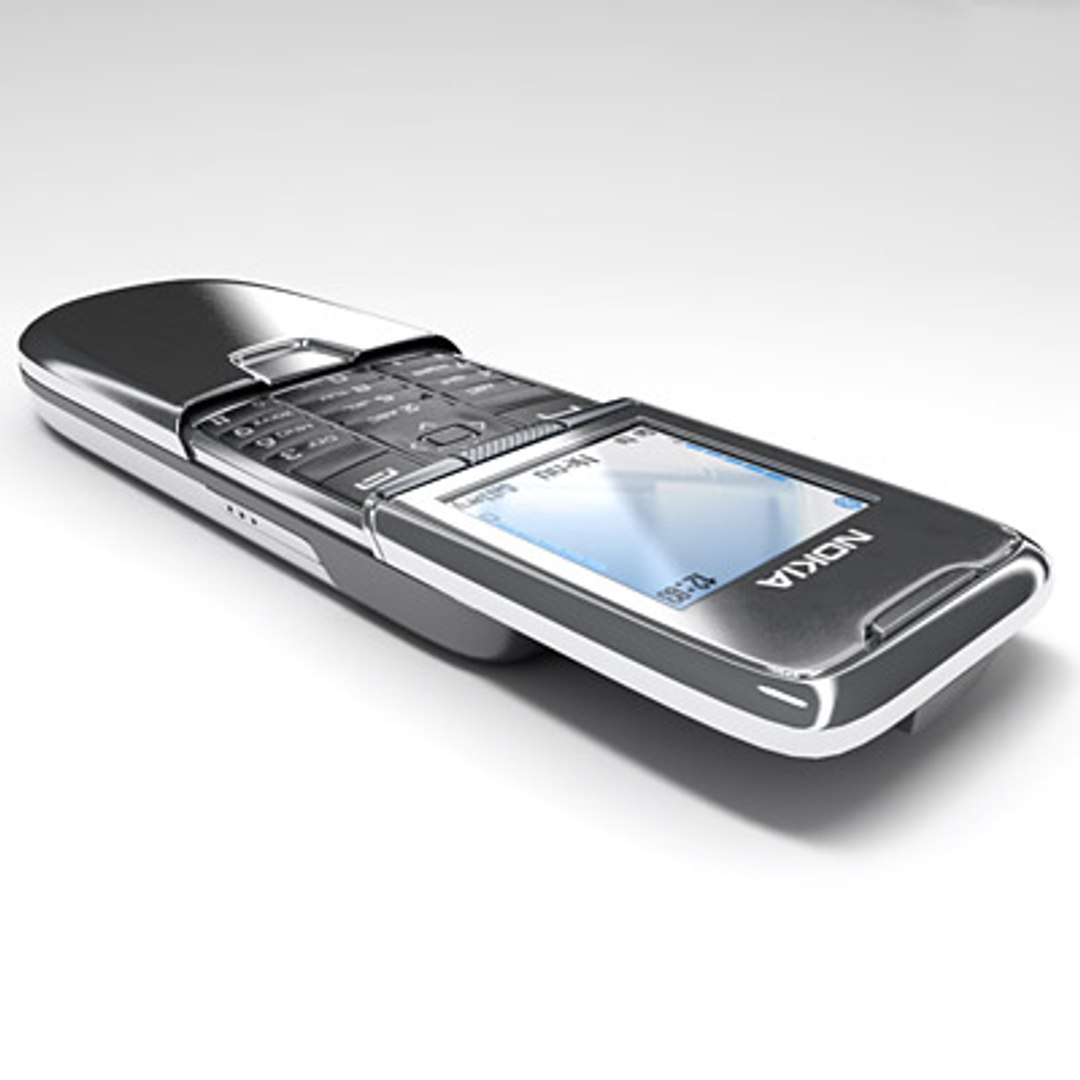 Nokia 8800 Mobile Phone 3d 3ds