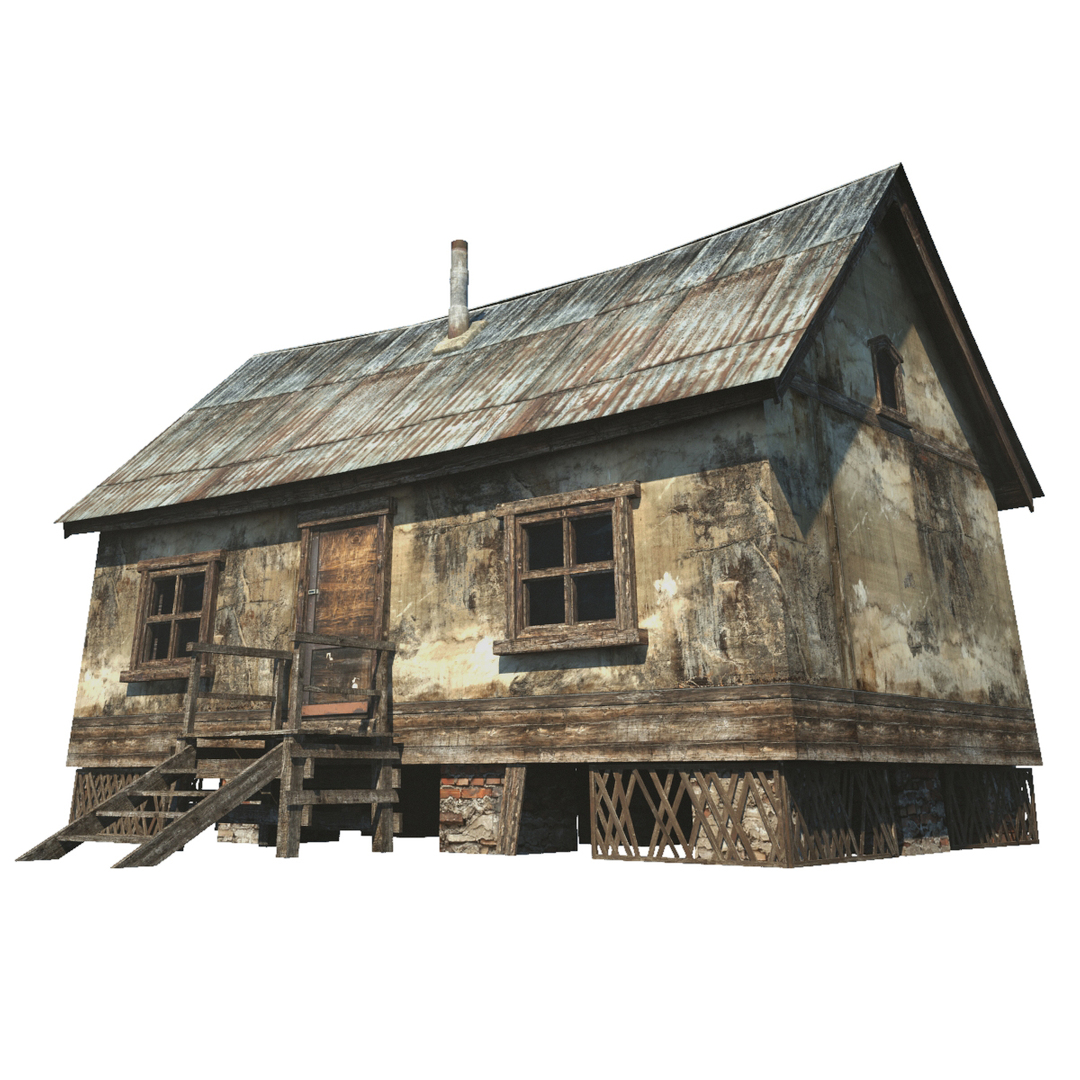 3d model old house