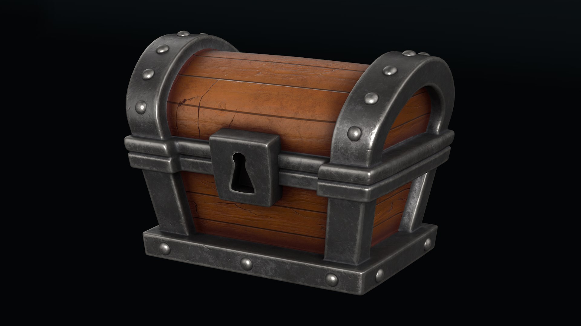 3D Cartoon Treasure Chest Model - TurboSquid 2179221