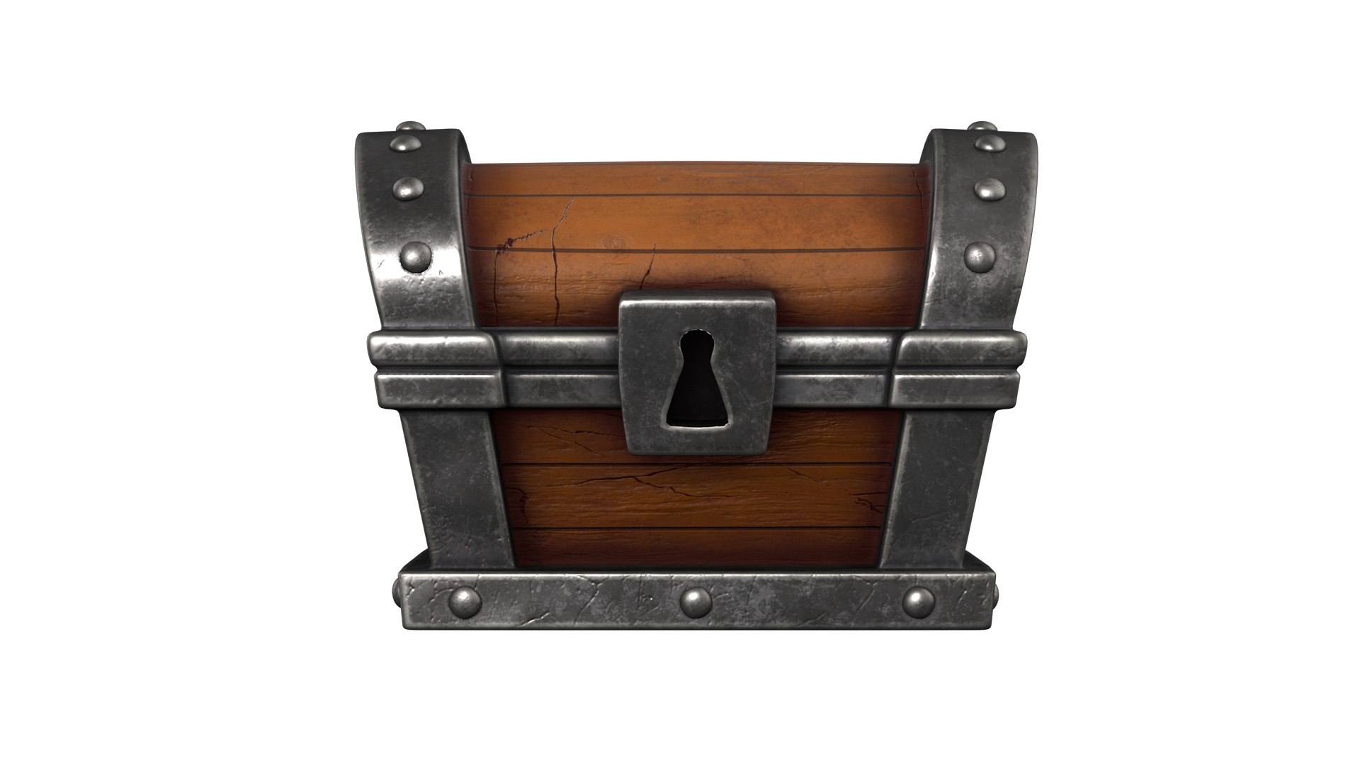 3D Cartoon Treasure Chest Model - TurboSquid 2179221