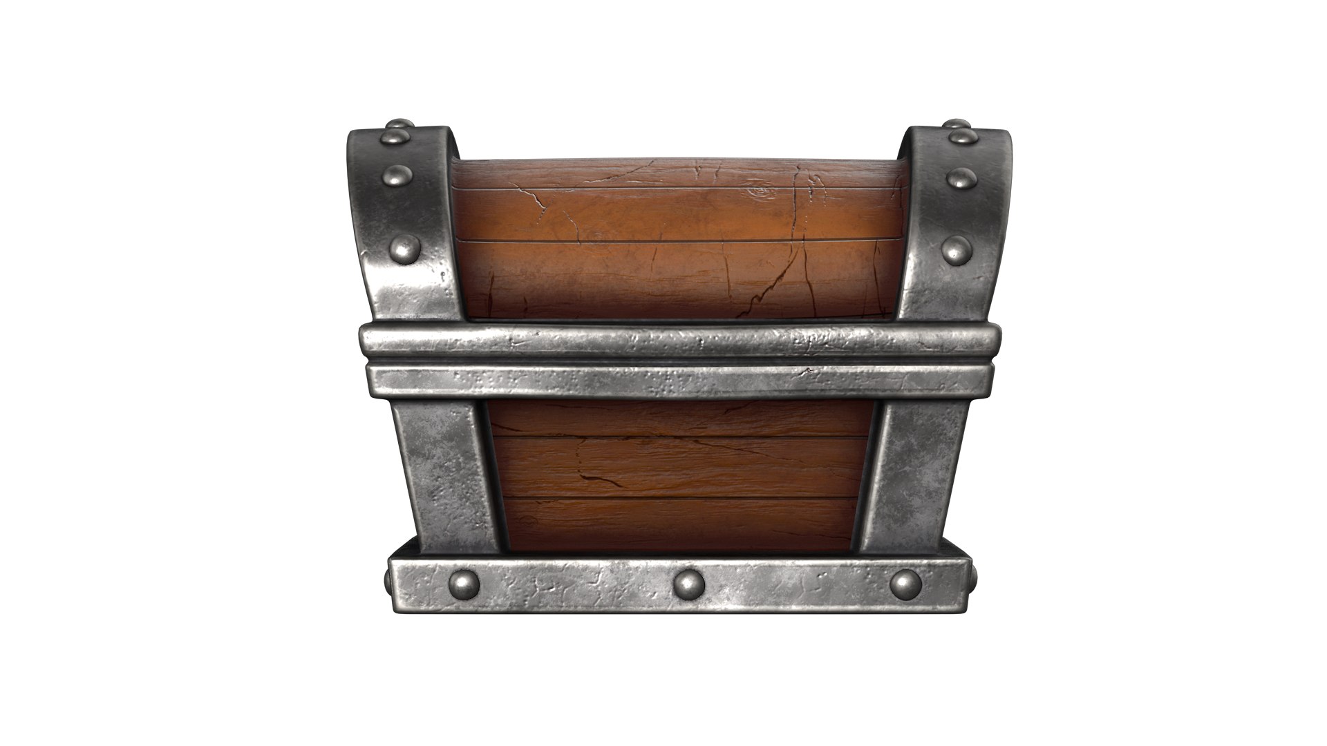 3D Cartoon Treasure Chest Model - TurboSquid 2179221