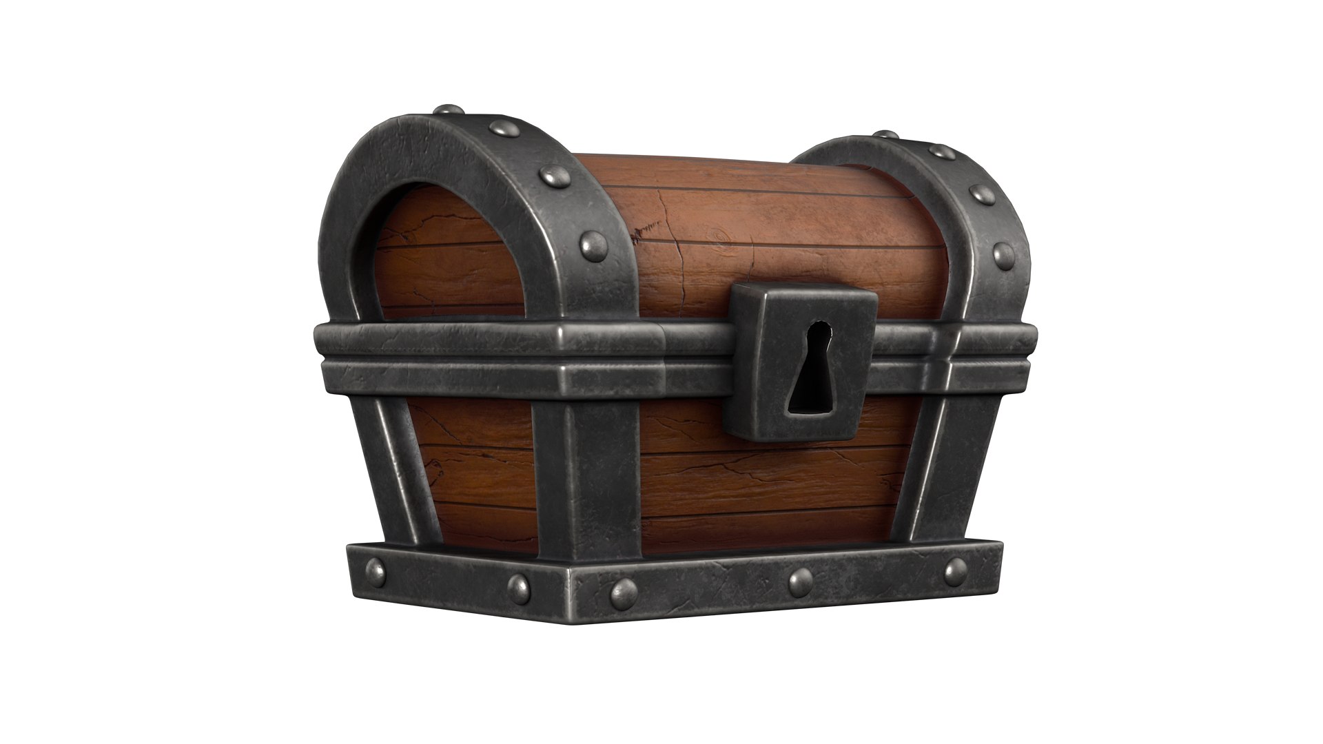 3D Cartoon Treasure Chest Model - TurboSquid 2179221