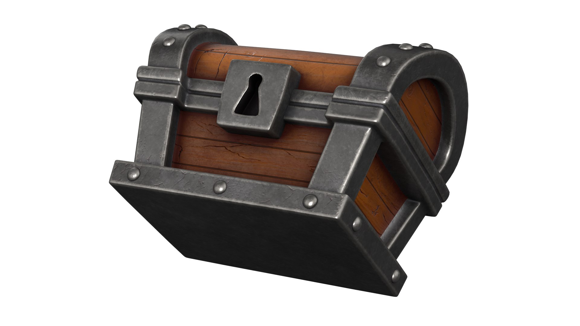 3D Cartoon Treasure Chest Model - TurboSquid 2179221