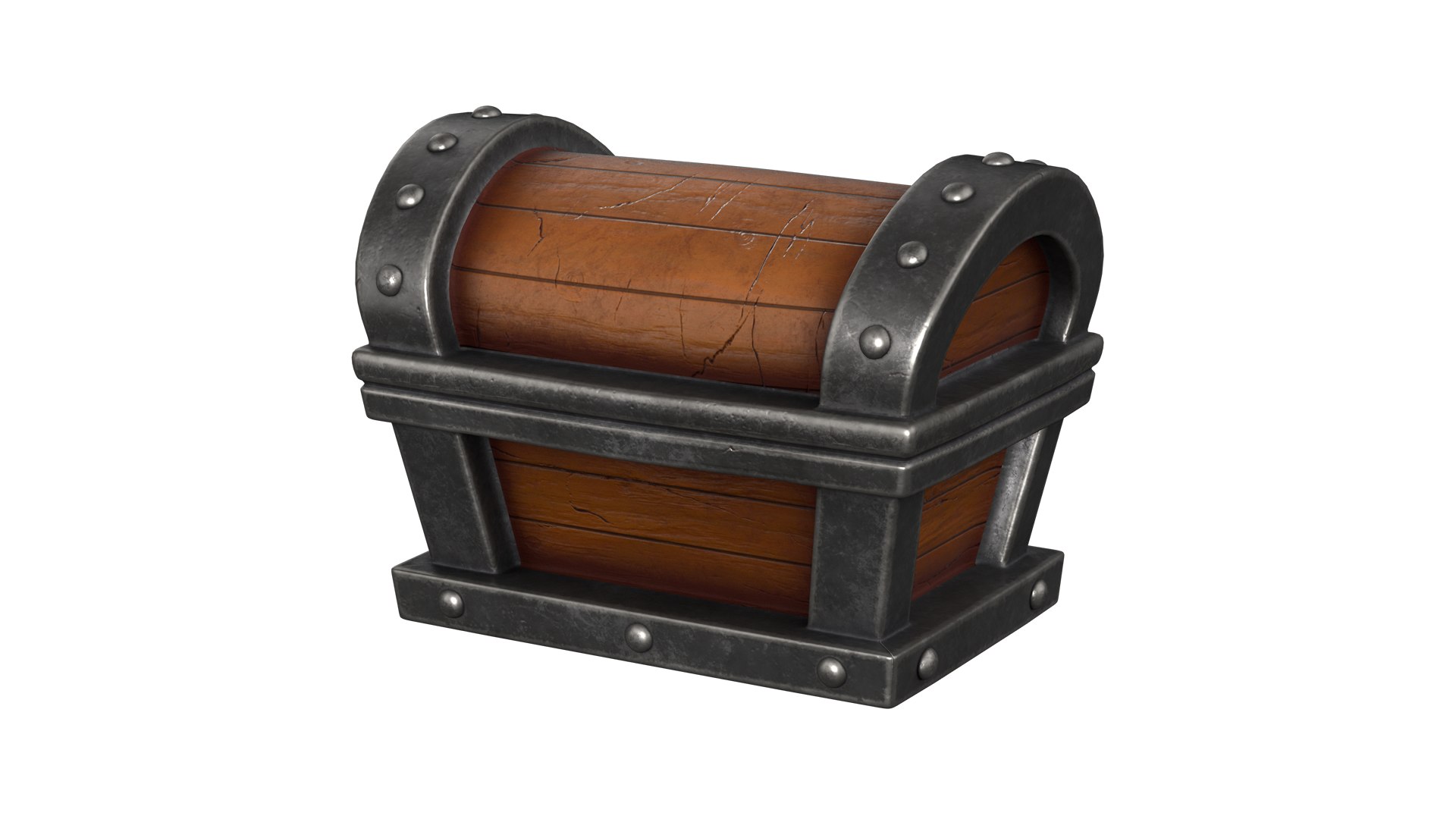 3D Cartoon Treasure Chest Model - TurboSquid 2179221