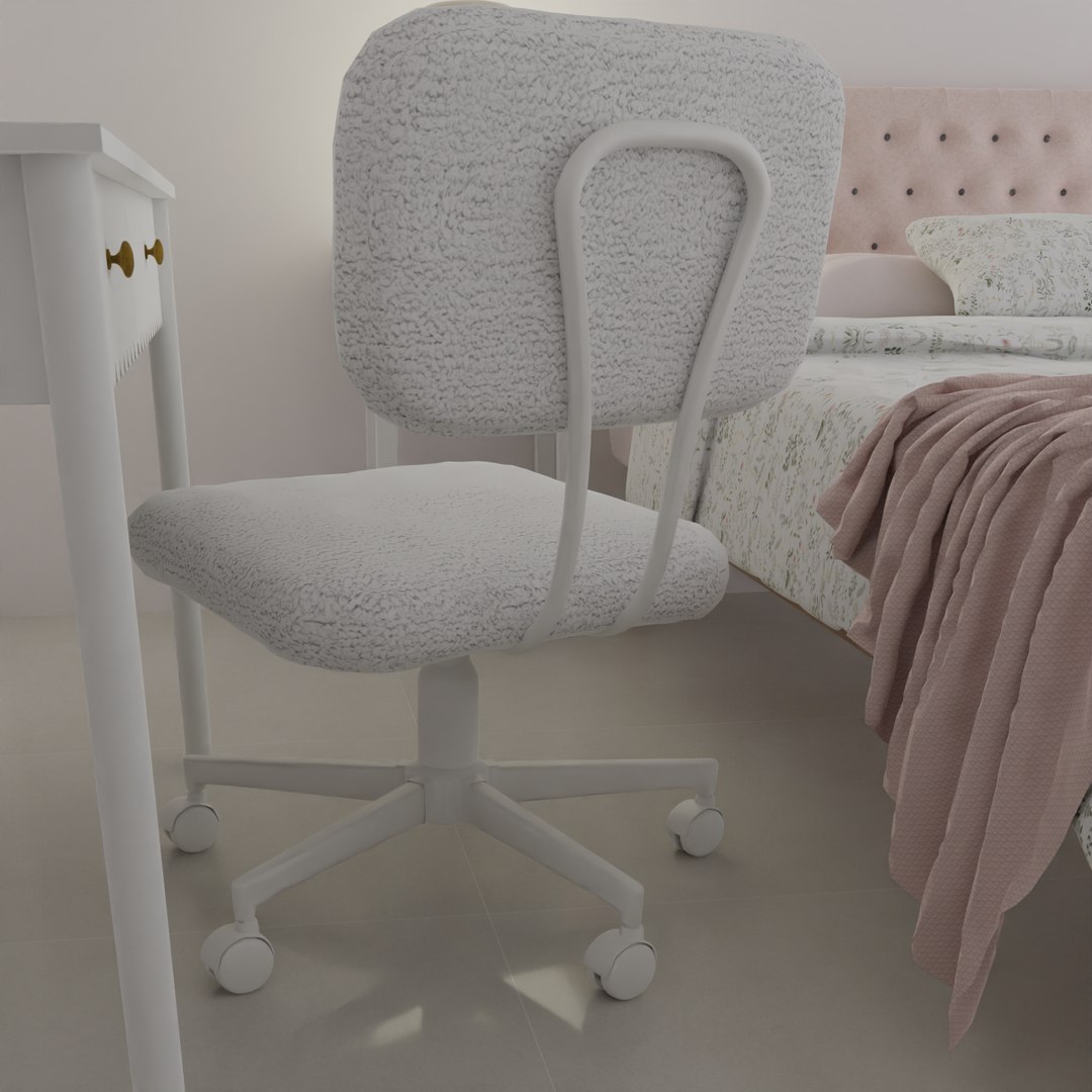 3D Model Desk Chair MOCKA Bobby - TurboSquid 2157625