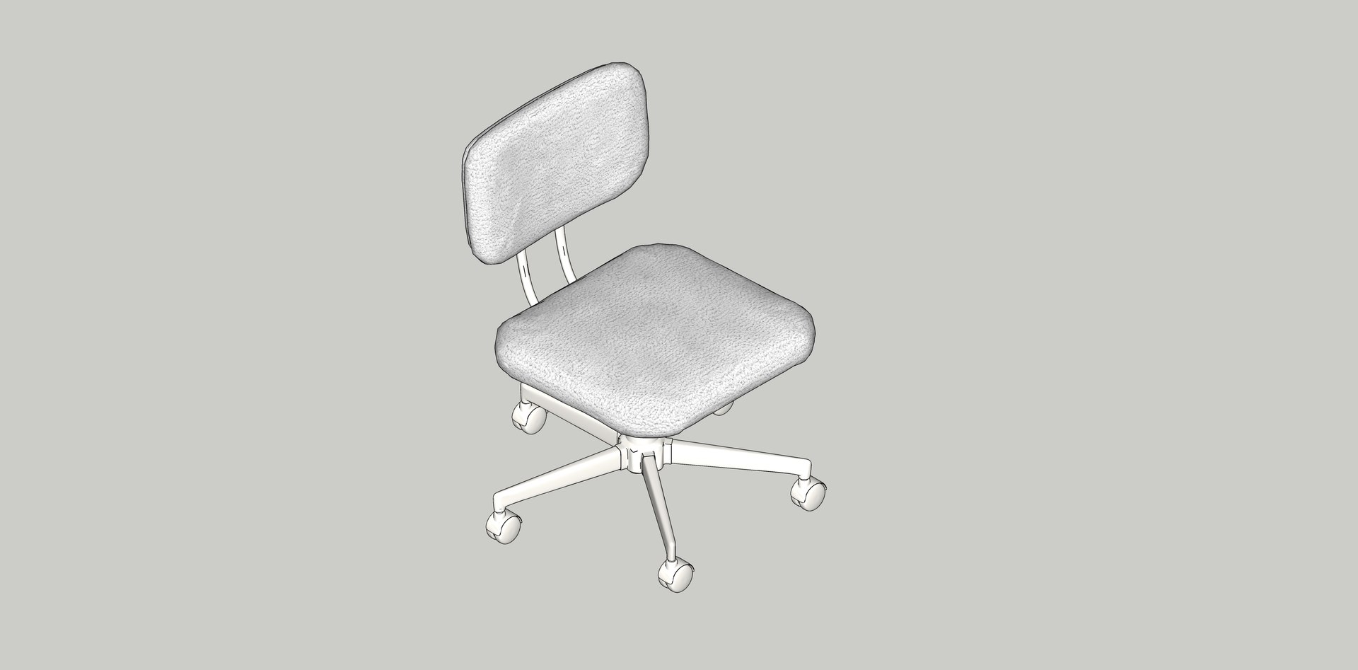 3D Model Desk Chair MOCKA Bobby - TurboSquid 2157625