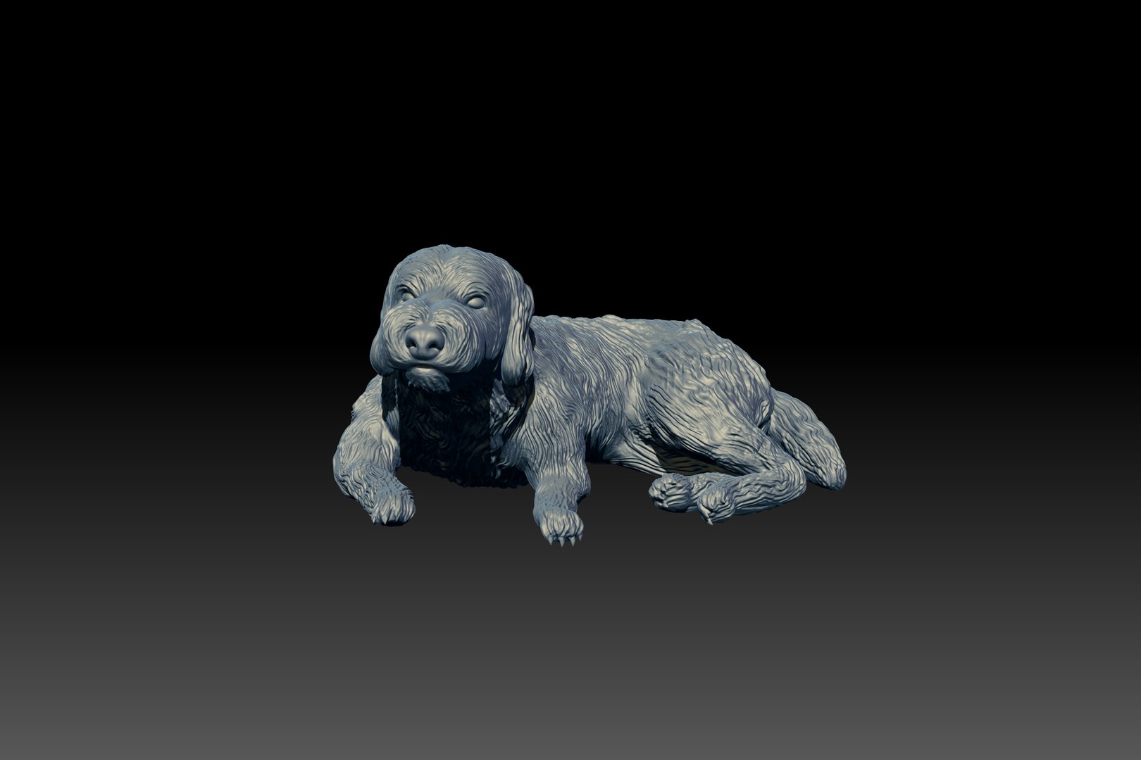 3D Model 3D Printable Labradoodle Dog - TurboSquid 2407702