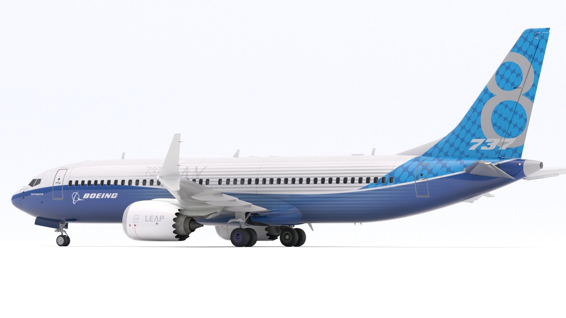 3D Boeing 737-800 MAX House Livery Model - TurboSquid 2142076