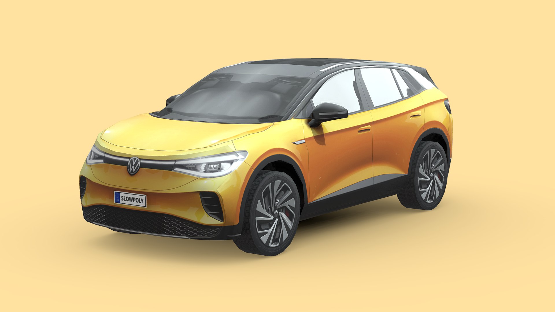 3D model Volkswagen ID4 - TurboSquid 2150535