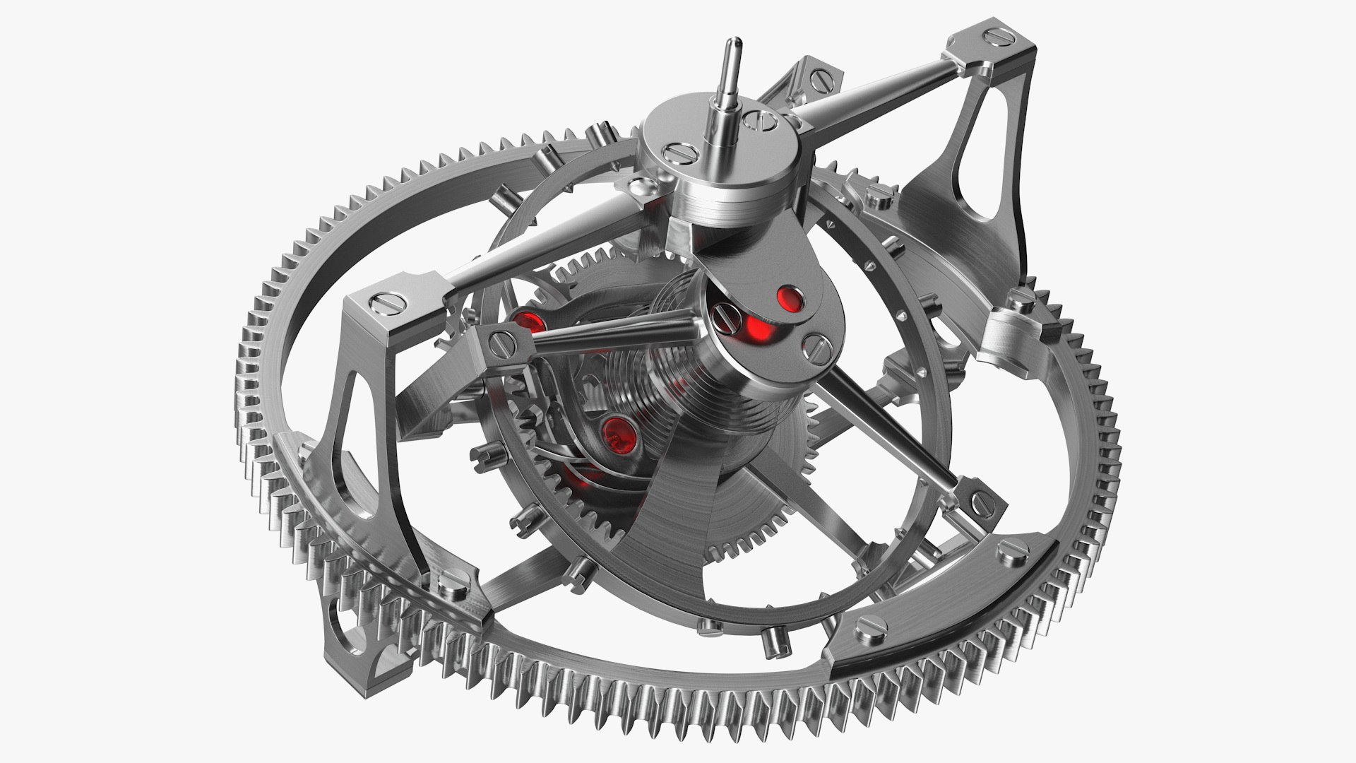 3D tourbillon mechanism - TurboSquid 1561145