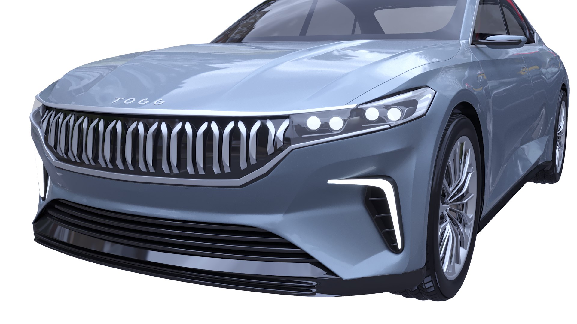 Togg Sedan Car 3D Model - TurboSquid 1500091