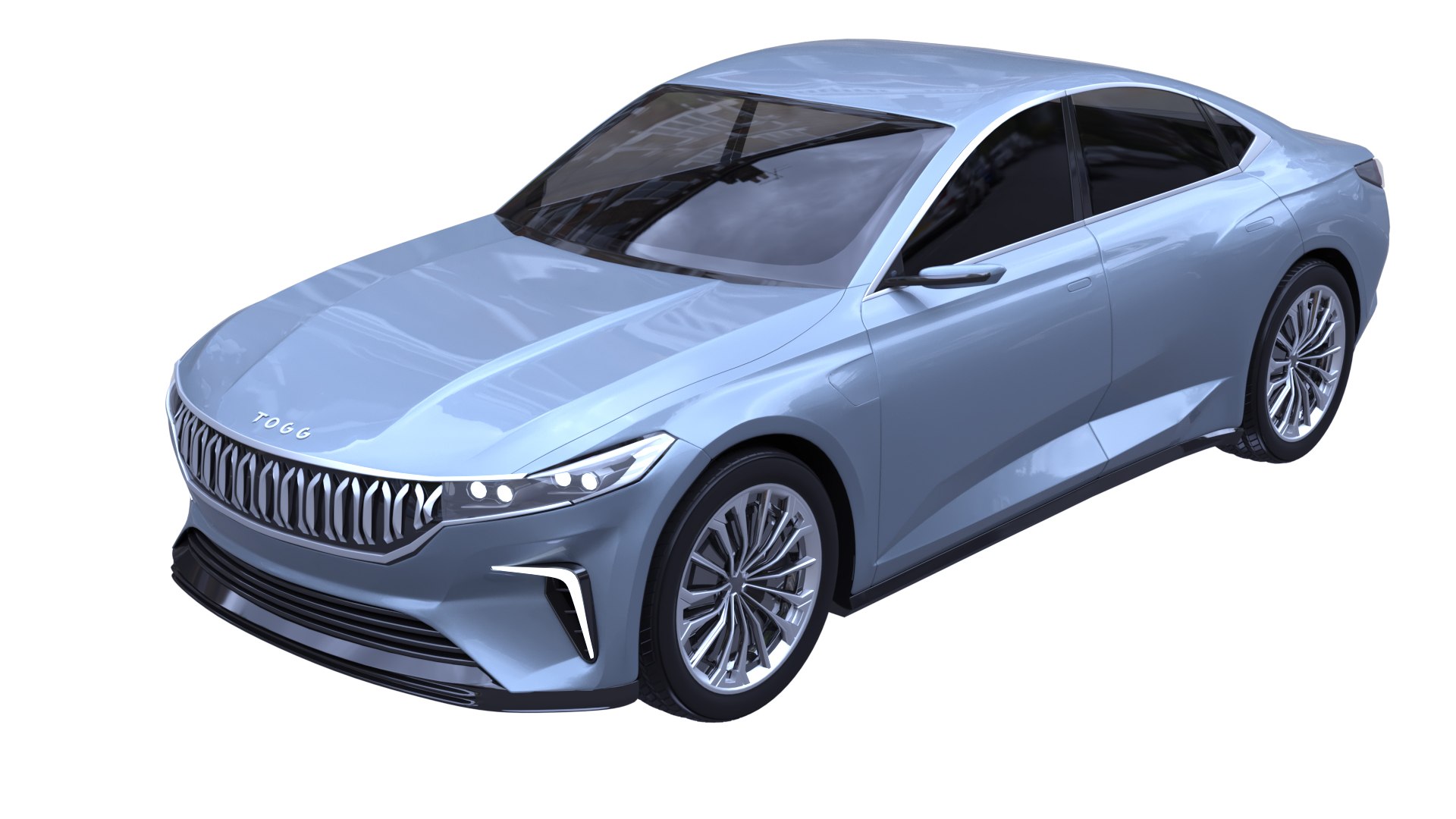 Togg Sedan Car 3D Model - TurboSquid 1500091