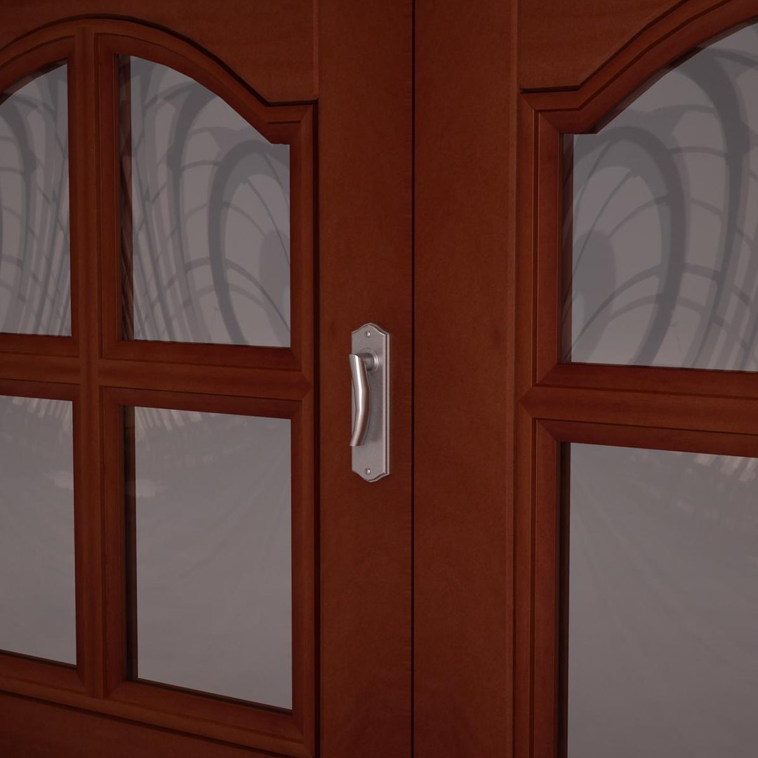 Classic Wood Window 3d Model