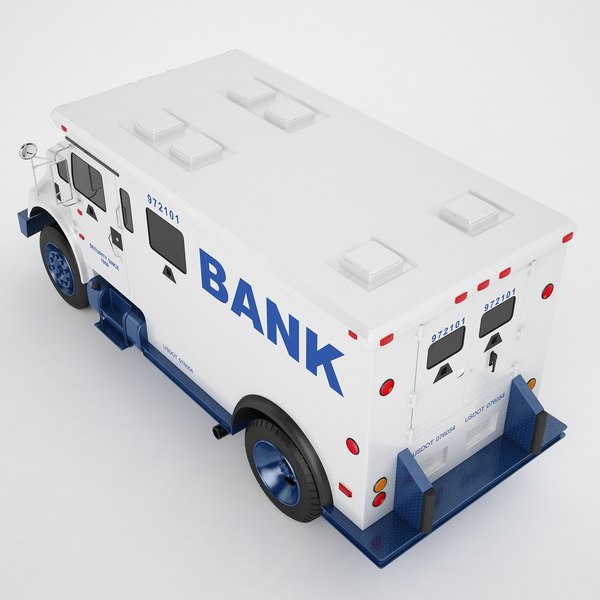 3D bank armored truck - TurboSquid 1174227