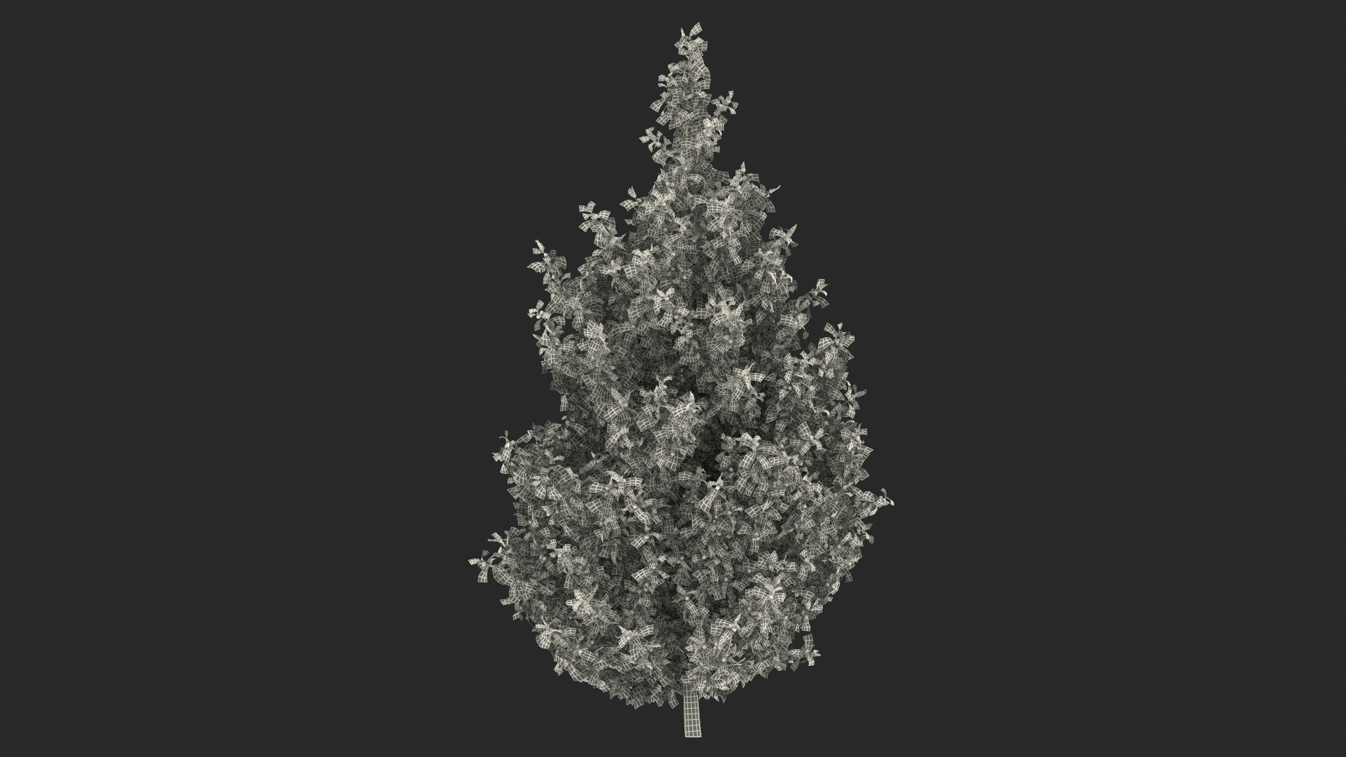 Holly Green Tree With Berries 3D - TurboSquid 1870649
