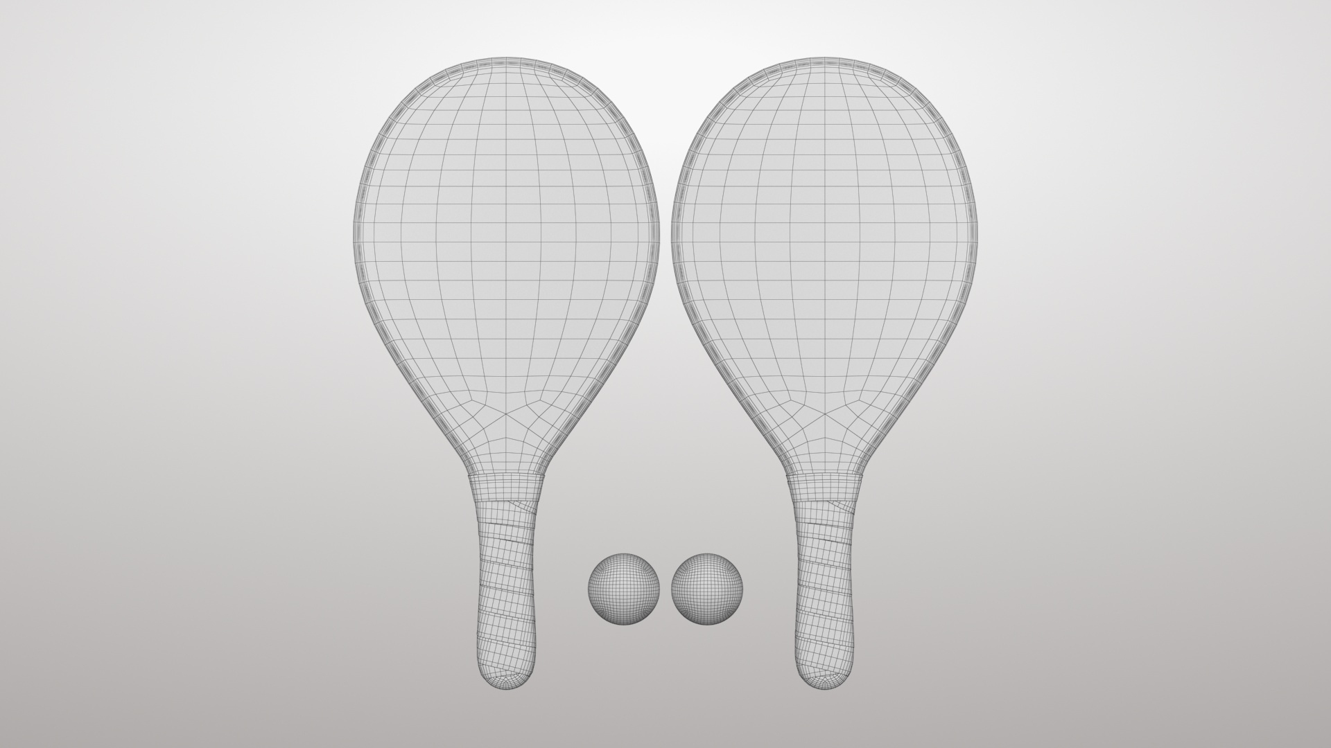 3D Tennis Rackets And Ball PBR Model - TurboSquid 2104350