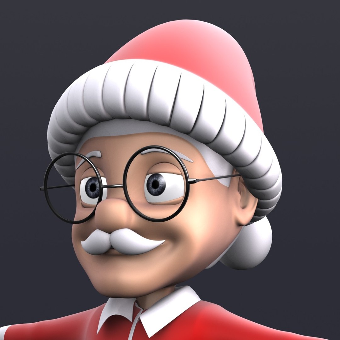 3d Model Uncle Santa Non Rig