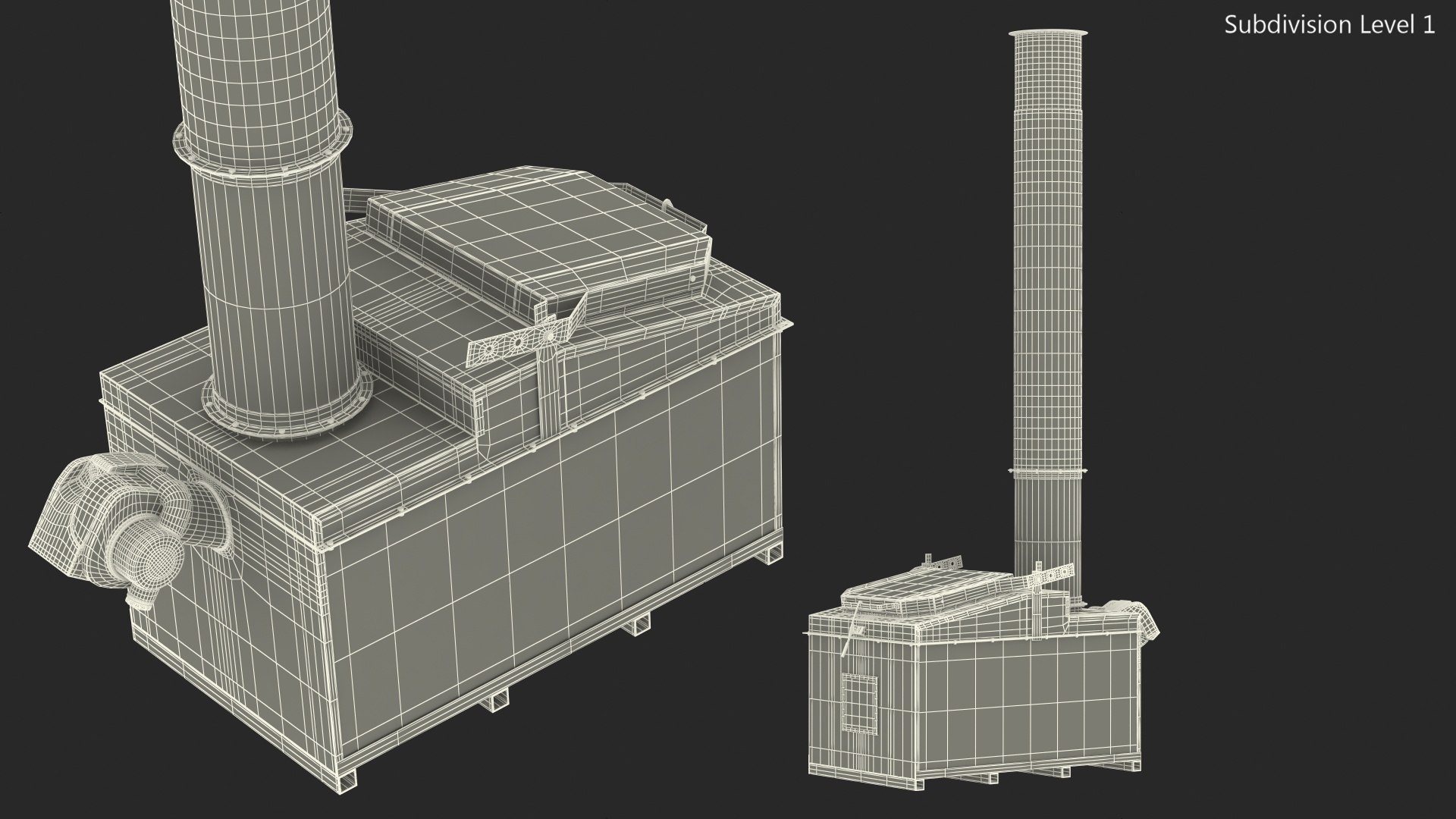 Multi purpose incinerator generic 3D model - TurboSquid 1576262