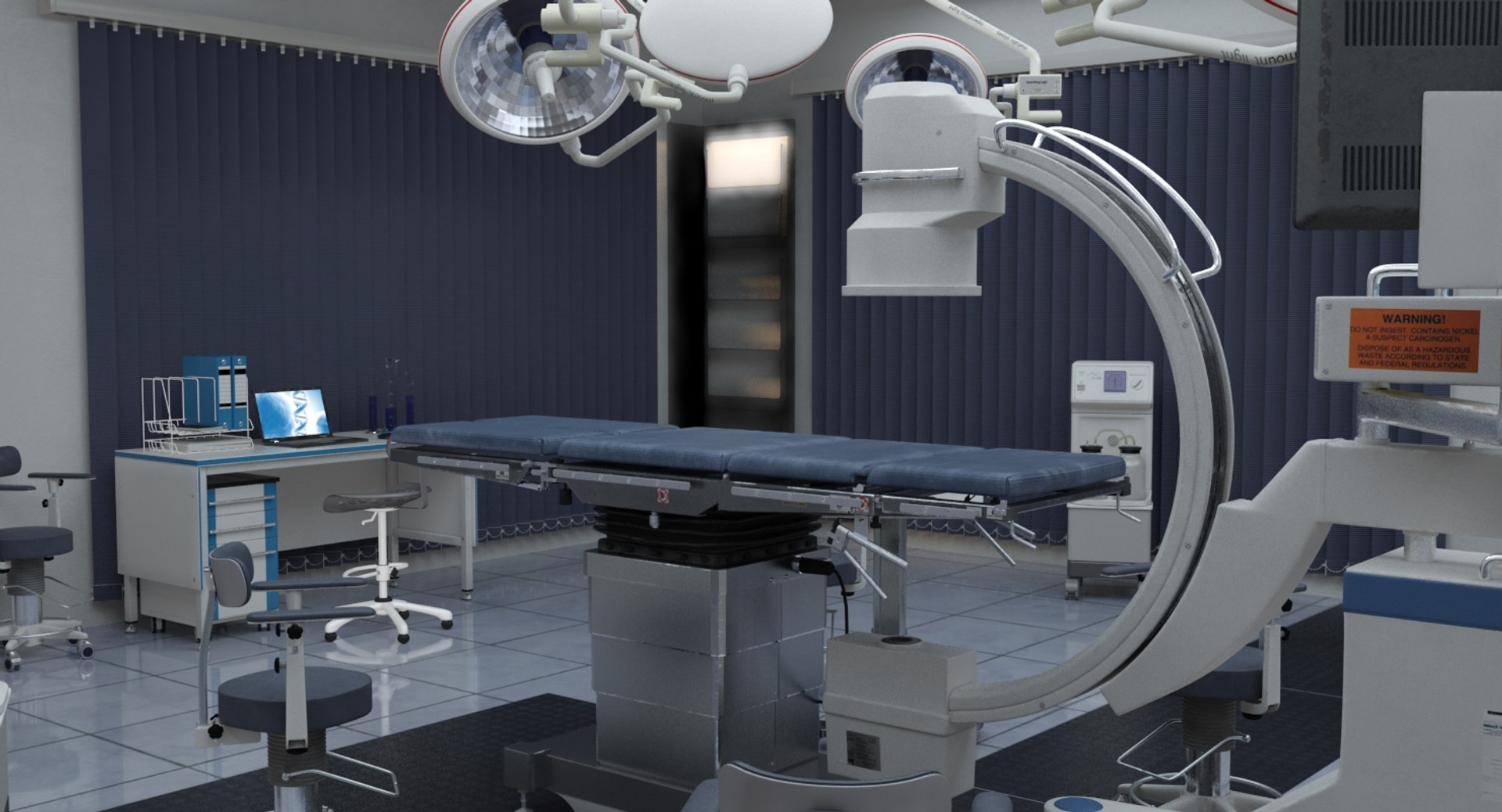 3D Surgery Room - TurboSquid 1261199