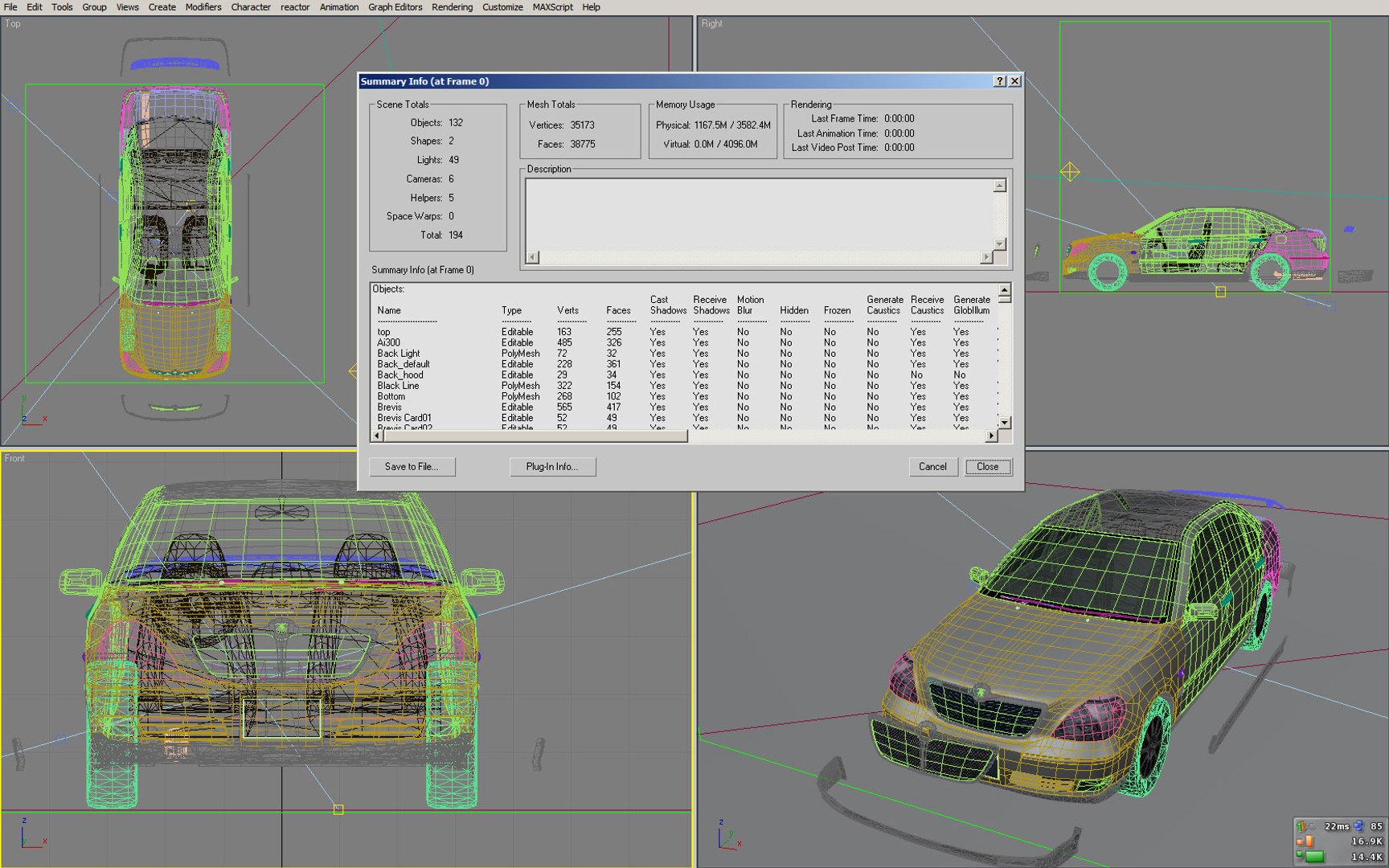 3d Model Car Toyota Brevis