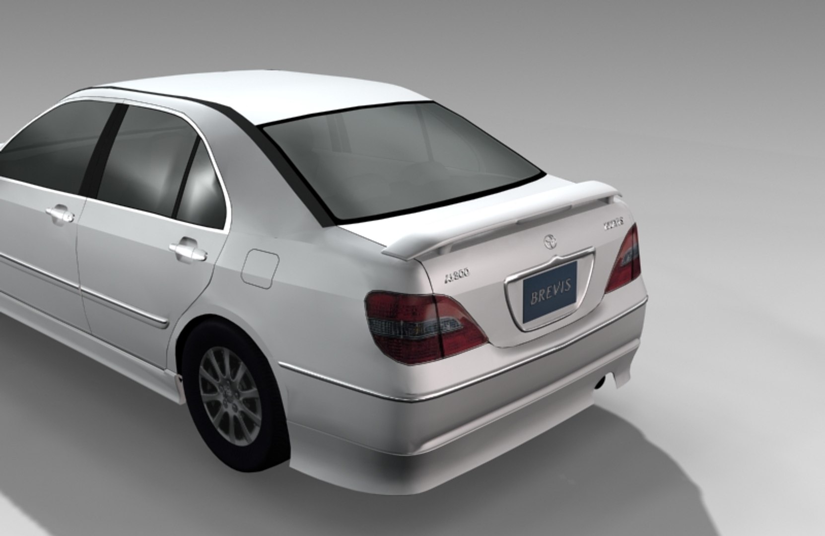 3d Model Car Toyota Brevis
