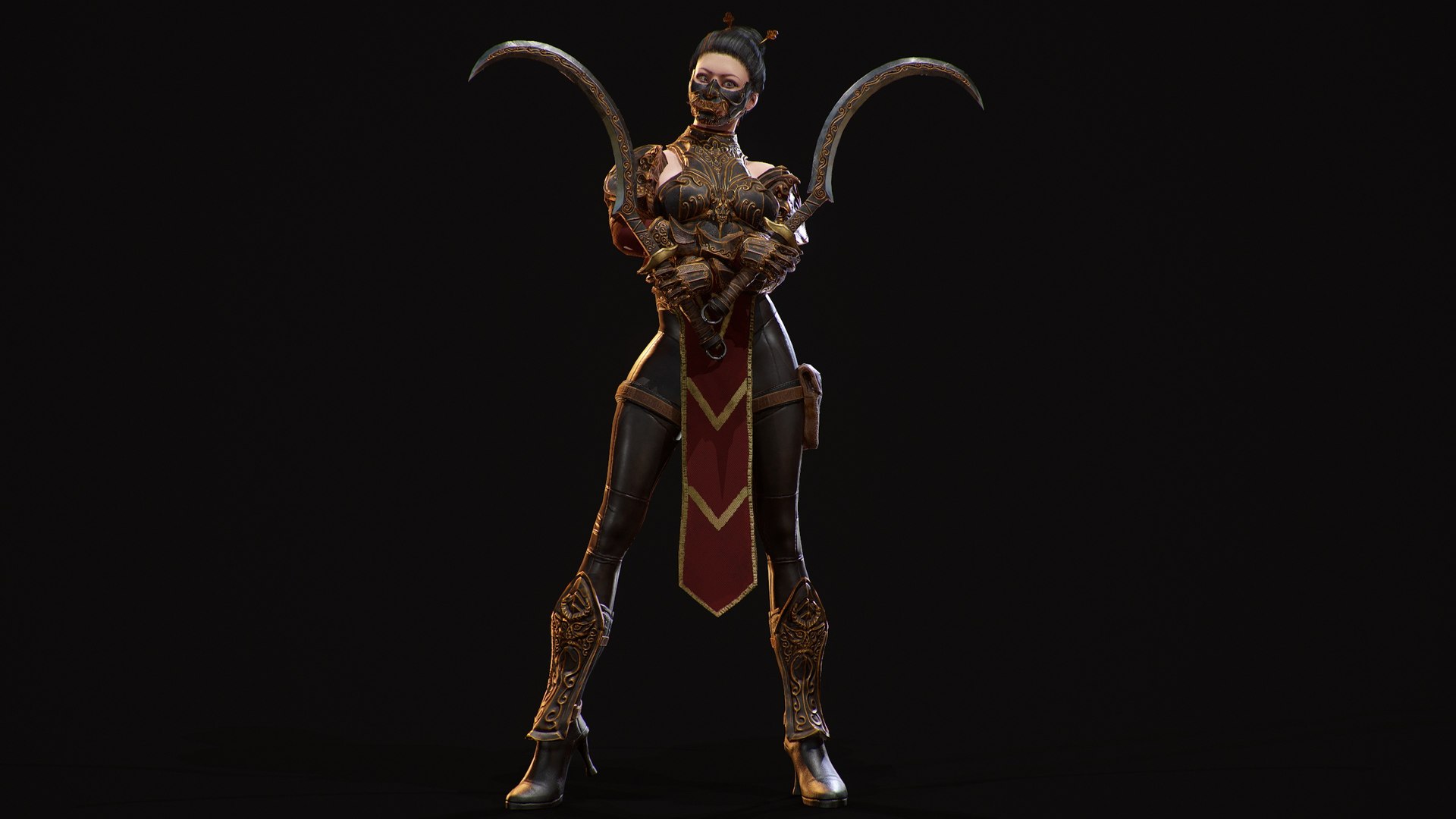 Monster Character Hunter Model - TurboSquid 1654980