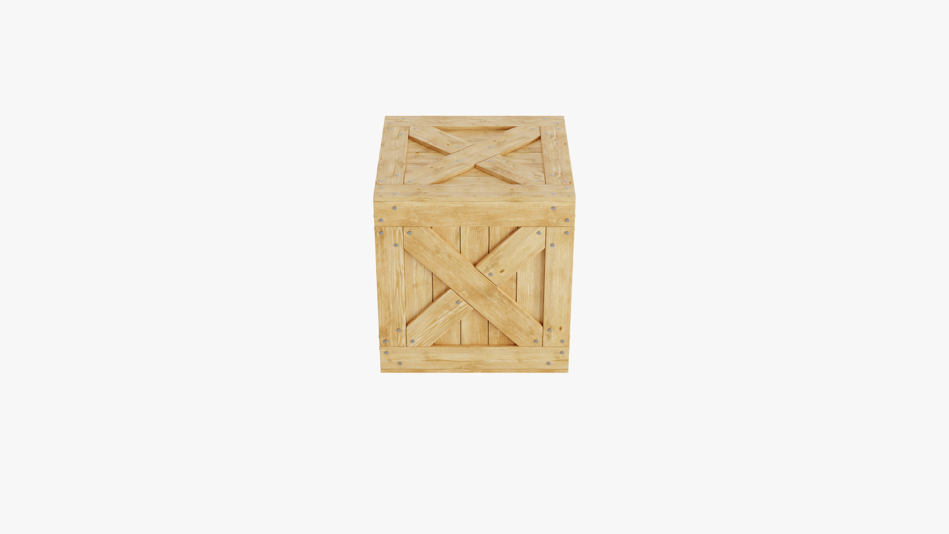 3D Wooden Box model - TurboSquid 2048941