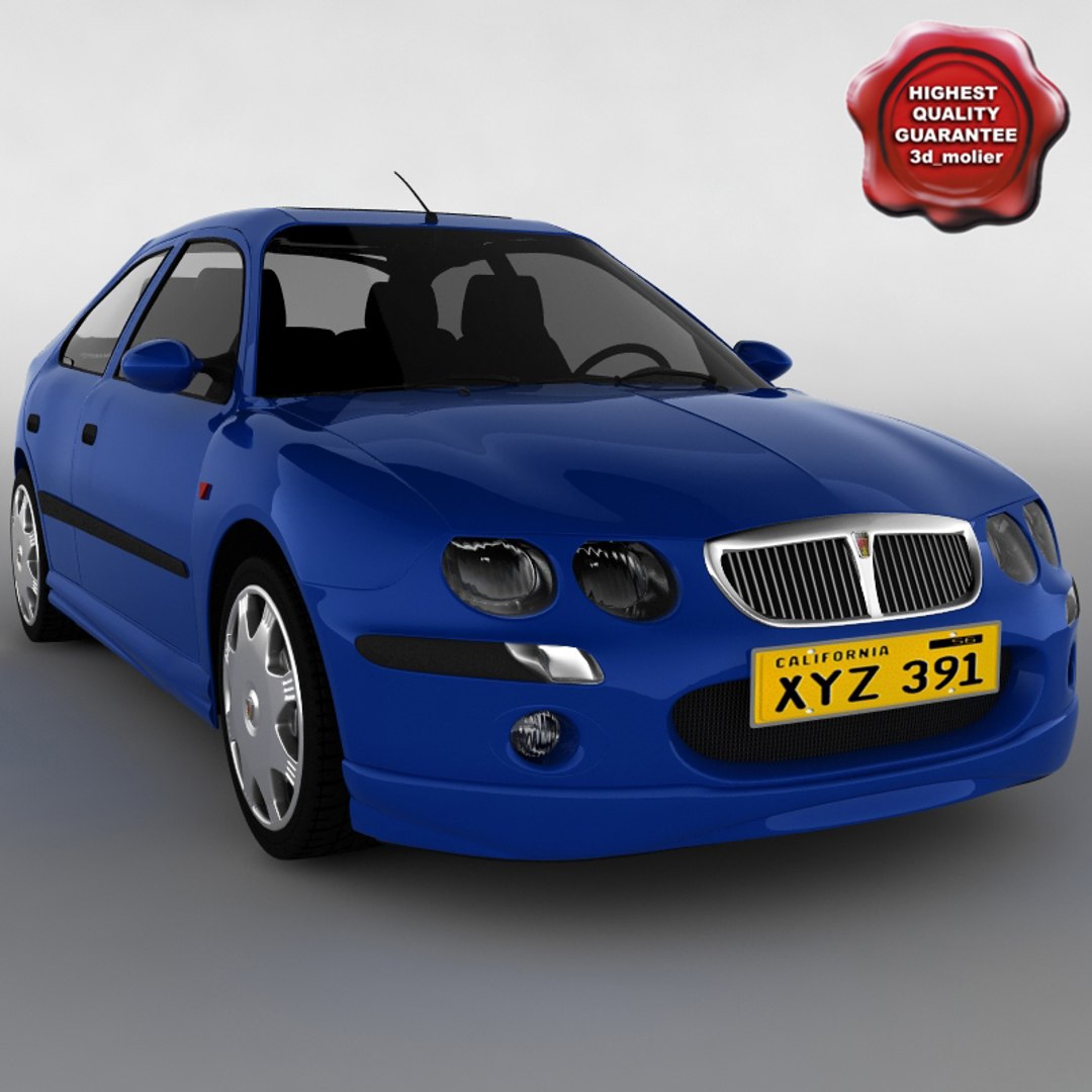 rover 25 si 2000 3d model