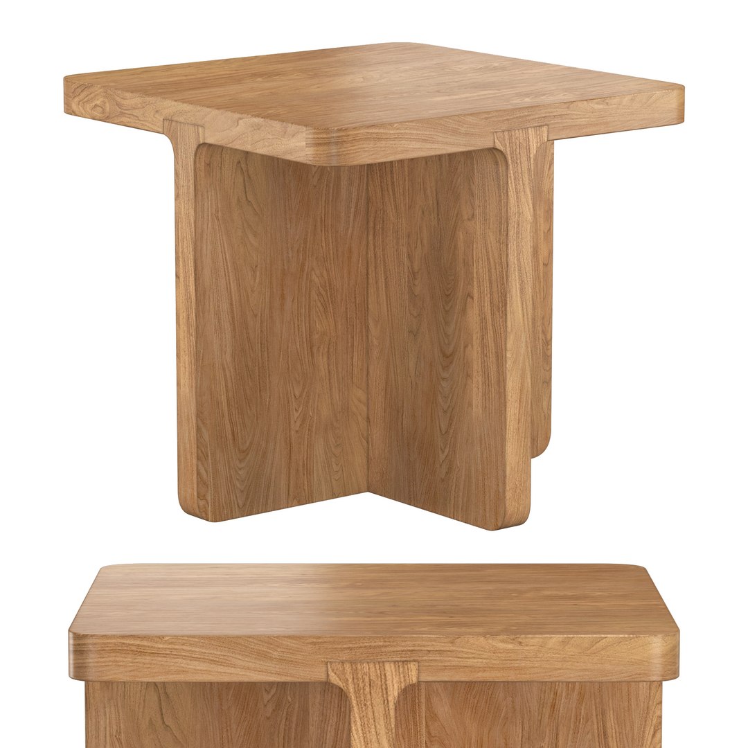 SANTIAGO SQUARE SIDE TABLE 3D - TurboSquid 2202374