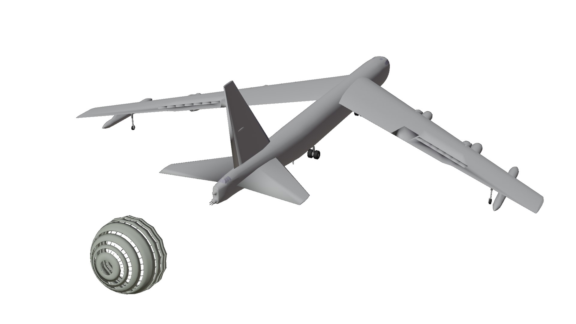 B-52F 3D Model - TurboSquid 2131513