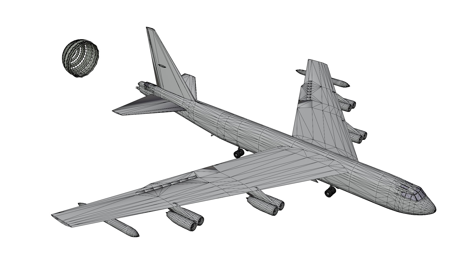 B-52F 3D Model - TurboSquid 2131513