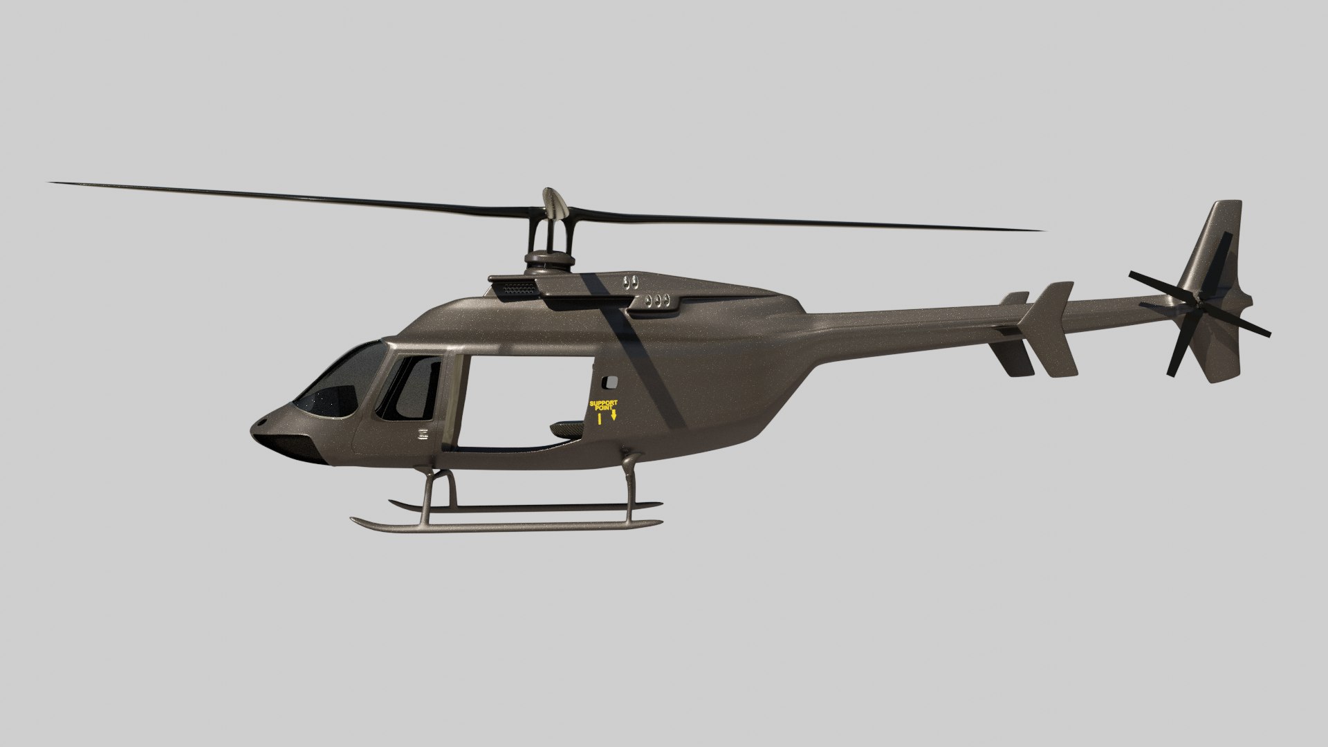 Bell 407 Helicopter Model - TurboSquid 1542957