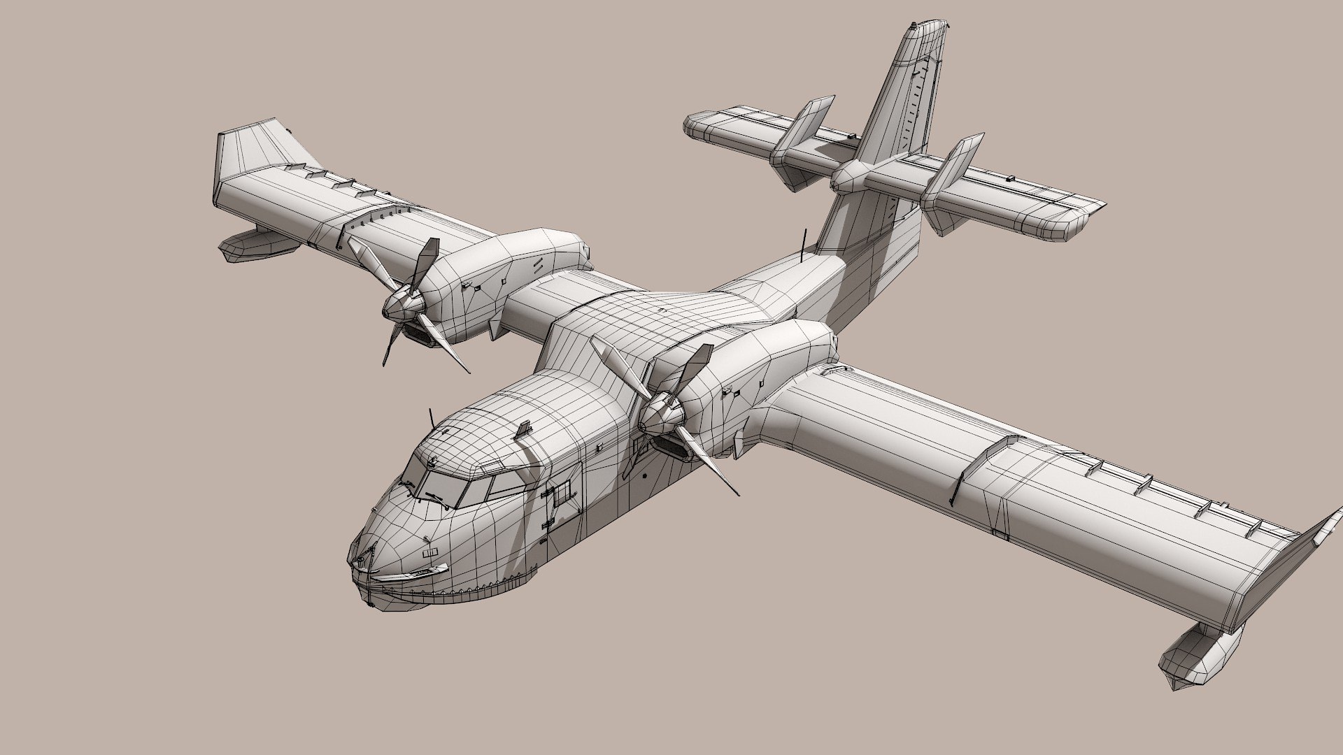 Canadair Cl 415 Plane X