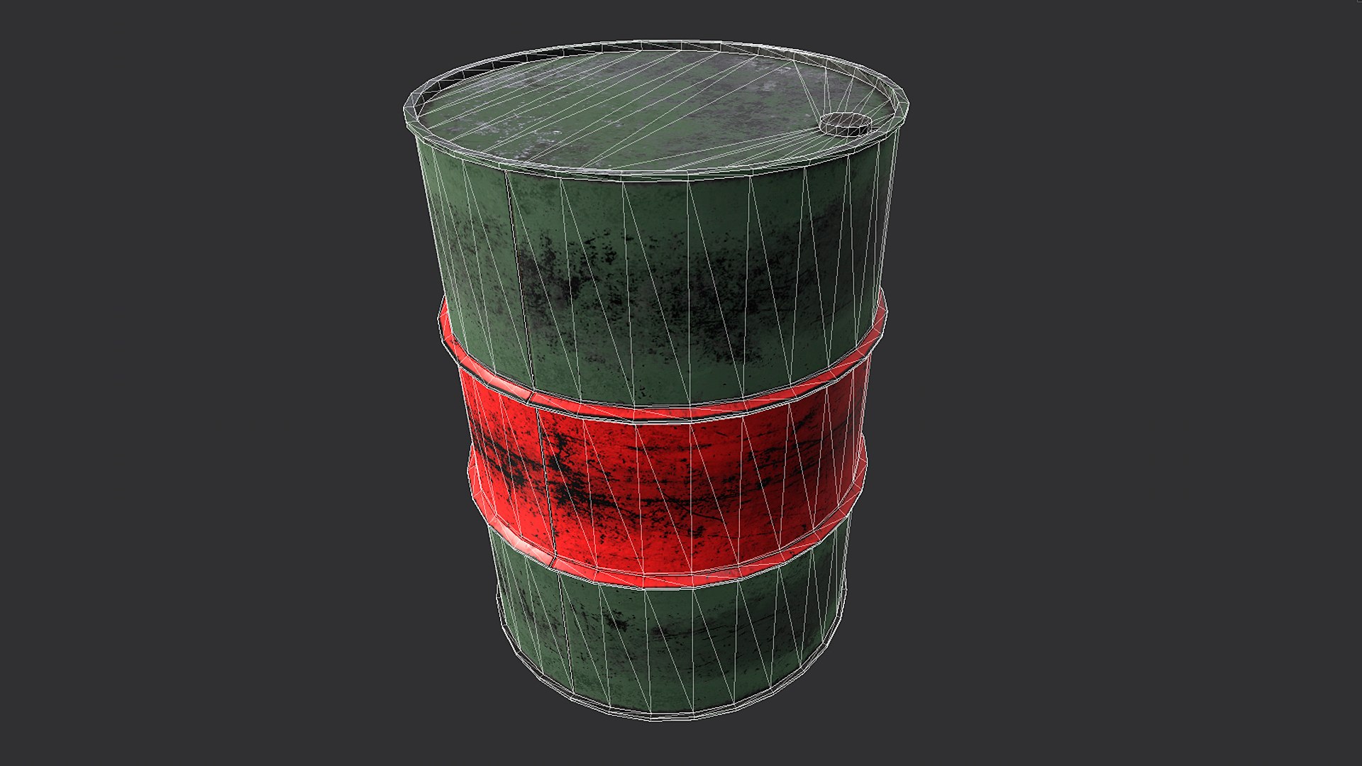 Iron Barrel 3D Model - TurboSquid 2044336