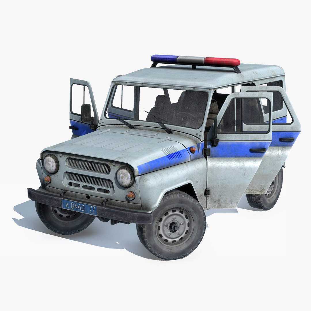 3d model russian uaz-3151 set