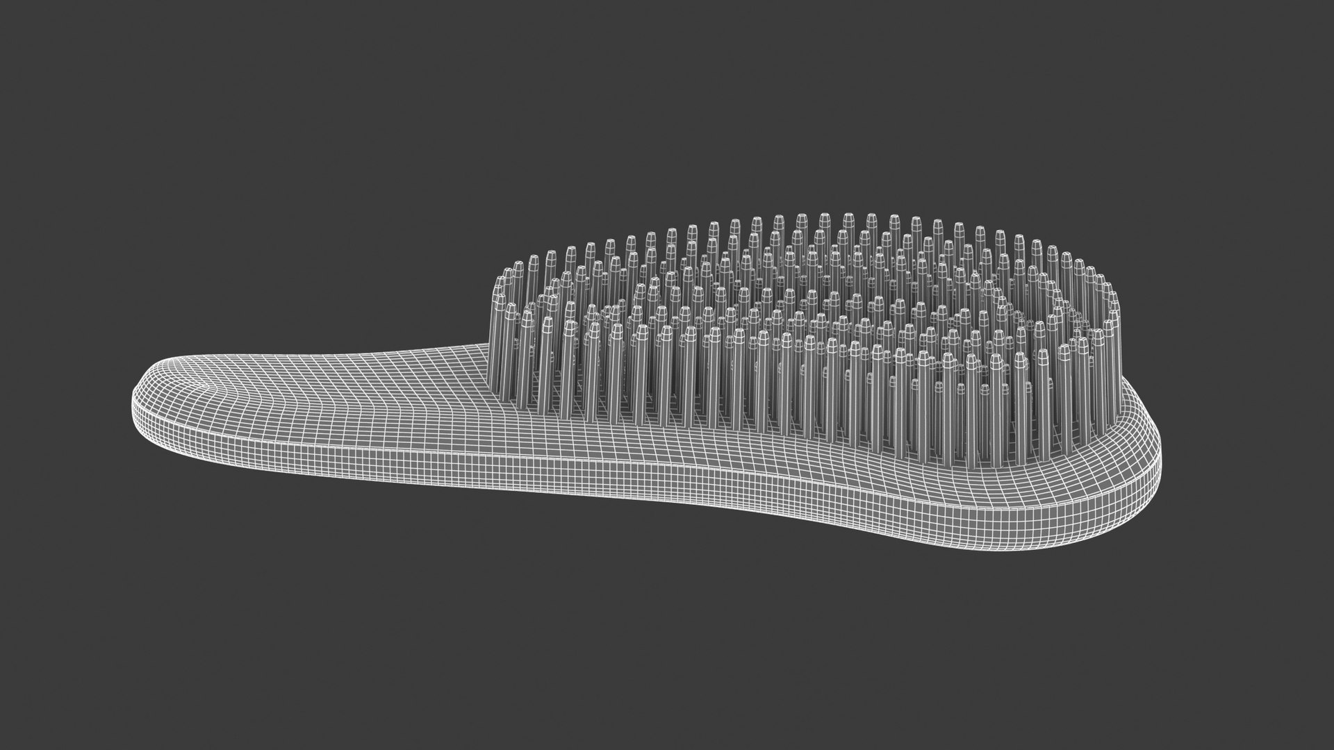 Thru Detangling Brush 3D Model - TurboSquid 2166397