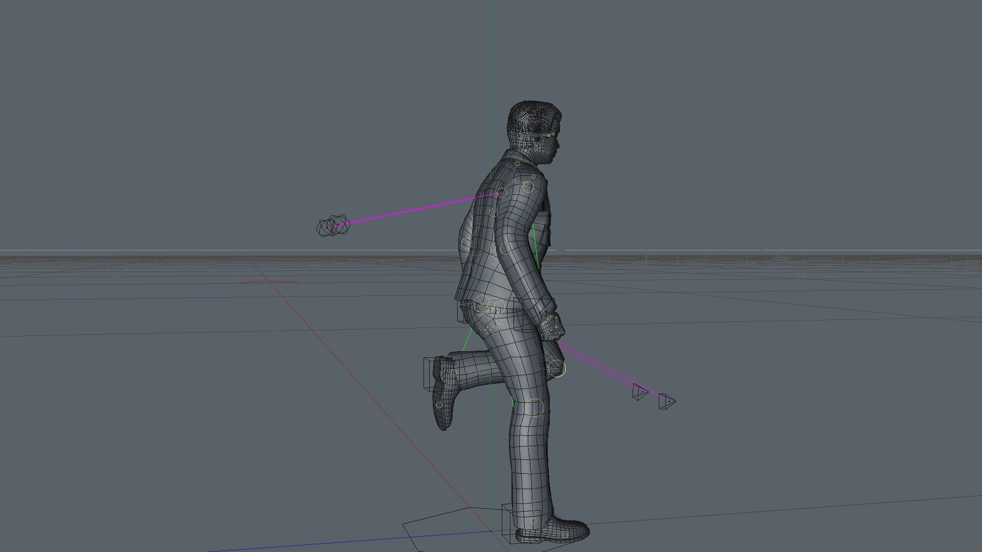 Animated Casual Man Running 3D model - TurboSquid 1847765