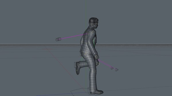 Animated Casual Man Running 3D model - TurboSquid 1847765