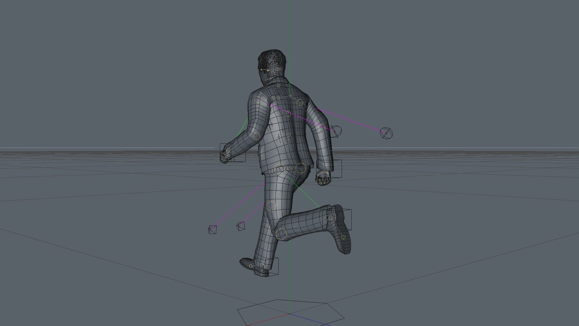 Animated Casual Man Running 3D model - TurboSquid 1847765