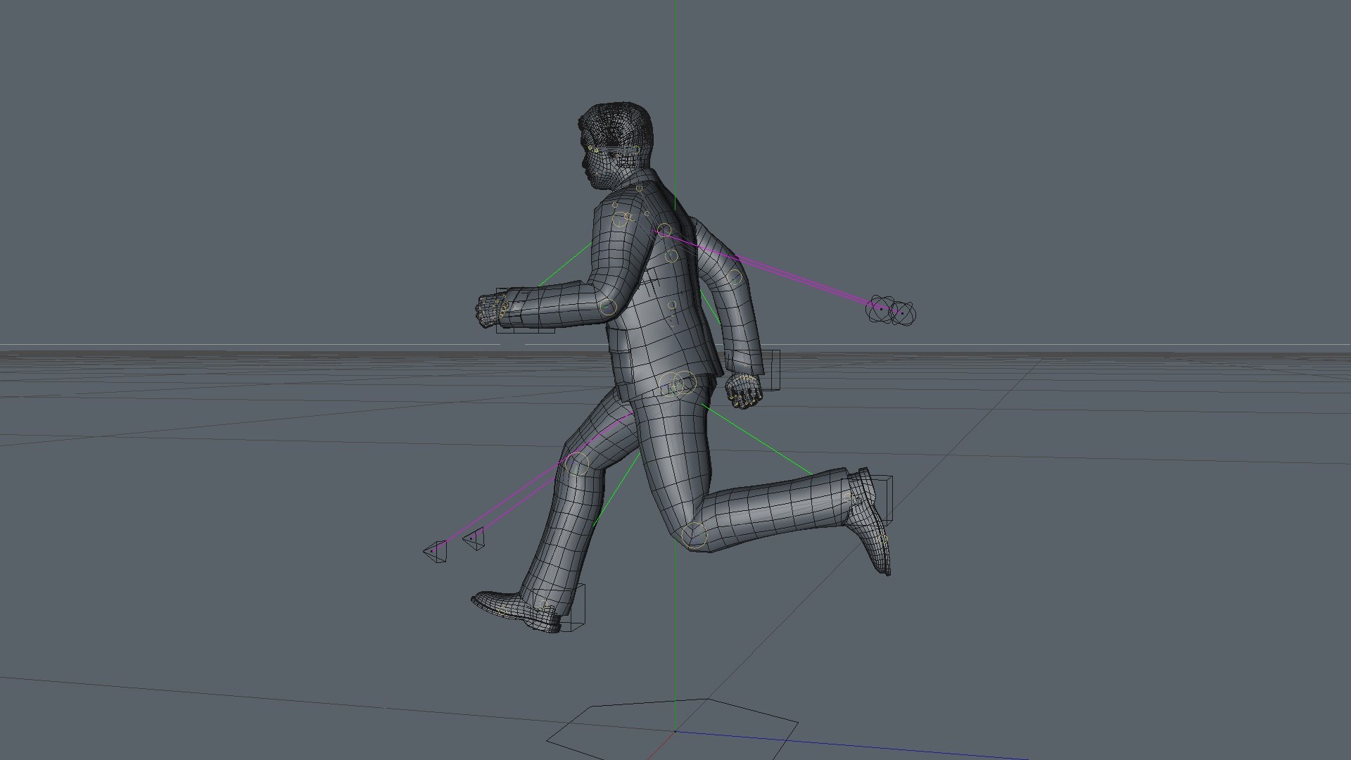Animated Casual Man Running 3D model - TurboSquid 1847765