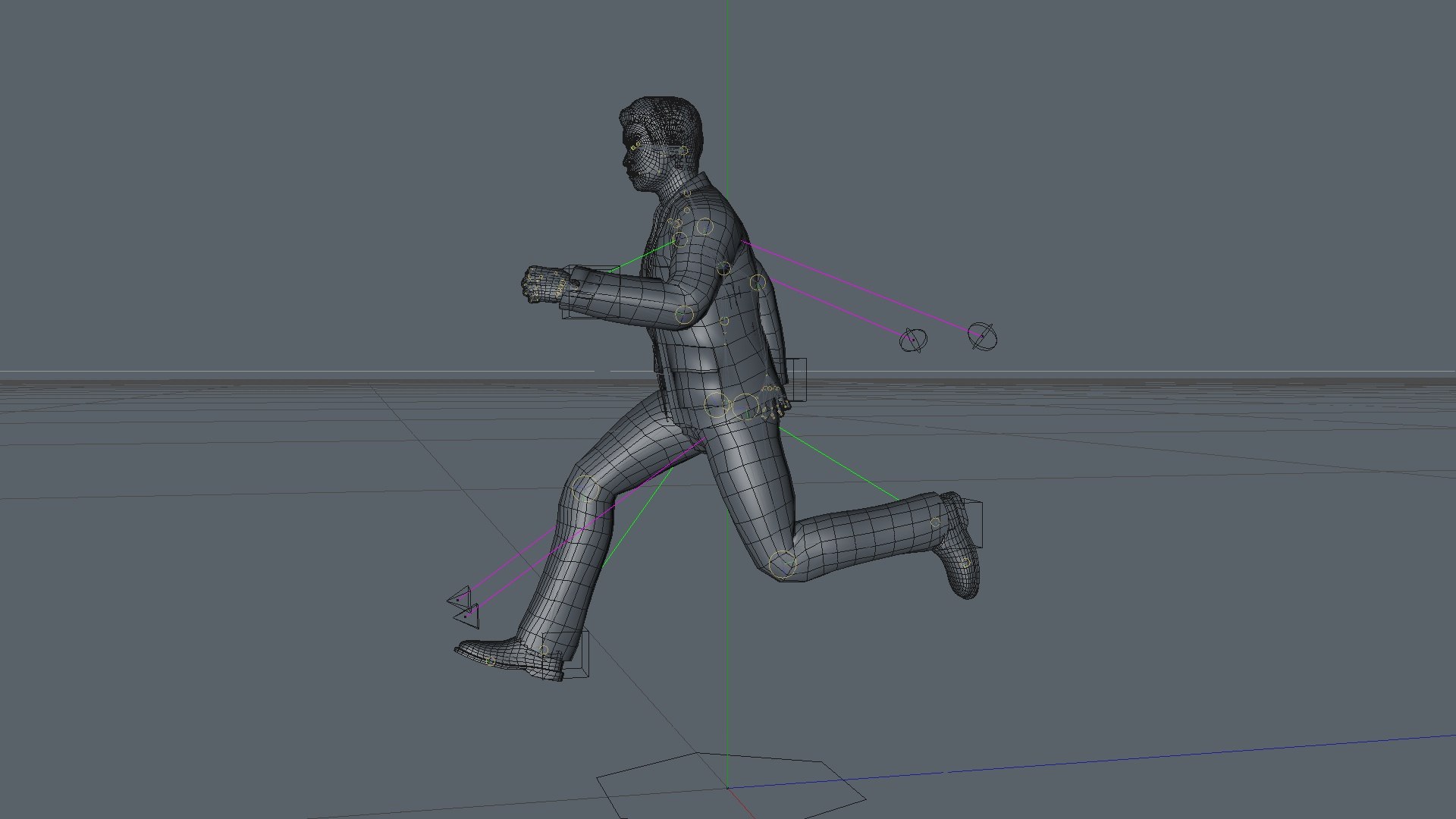 Animated Casual Man Running 3D model - TurboSquid 1847765