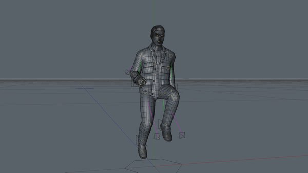 Animated Casual Man Running 3D model - TurboSquid 1847765