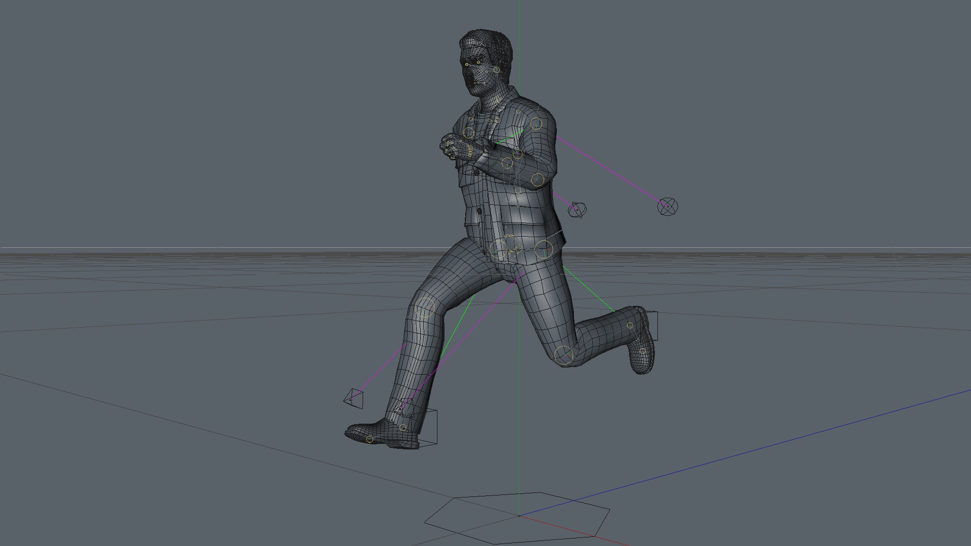 Animated Casual Man Running 3D model - TurboSquid 1847765