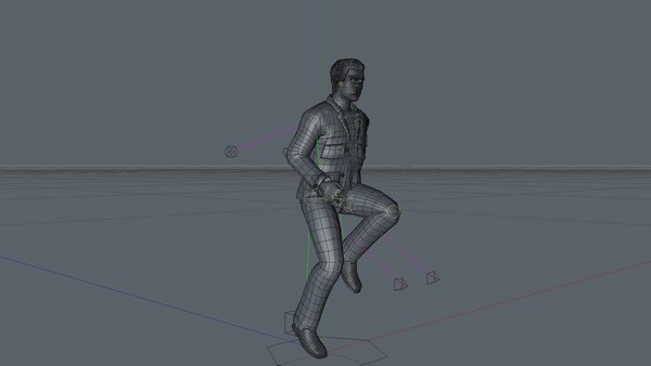 Animated Casual Man Running 3D model - TurboSquid 1847765