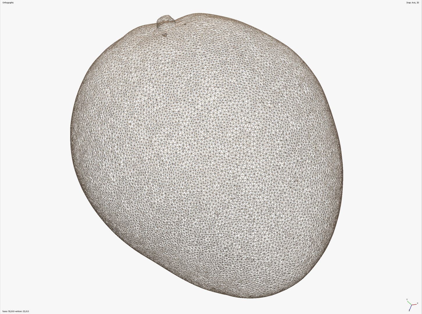 MANGO CROSS-POLARIZED 3D SCAN 16k 8k TEXTURES LOW HIGH POLY FRUIT 3D ...