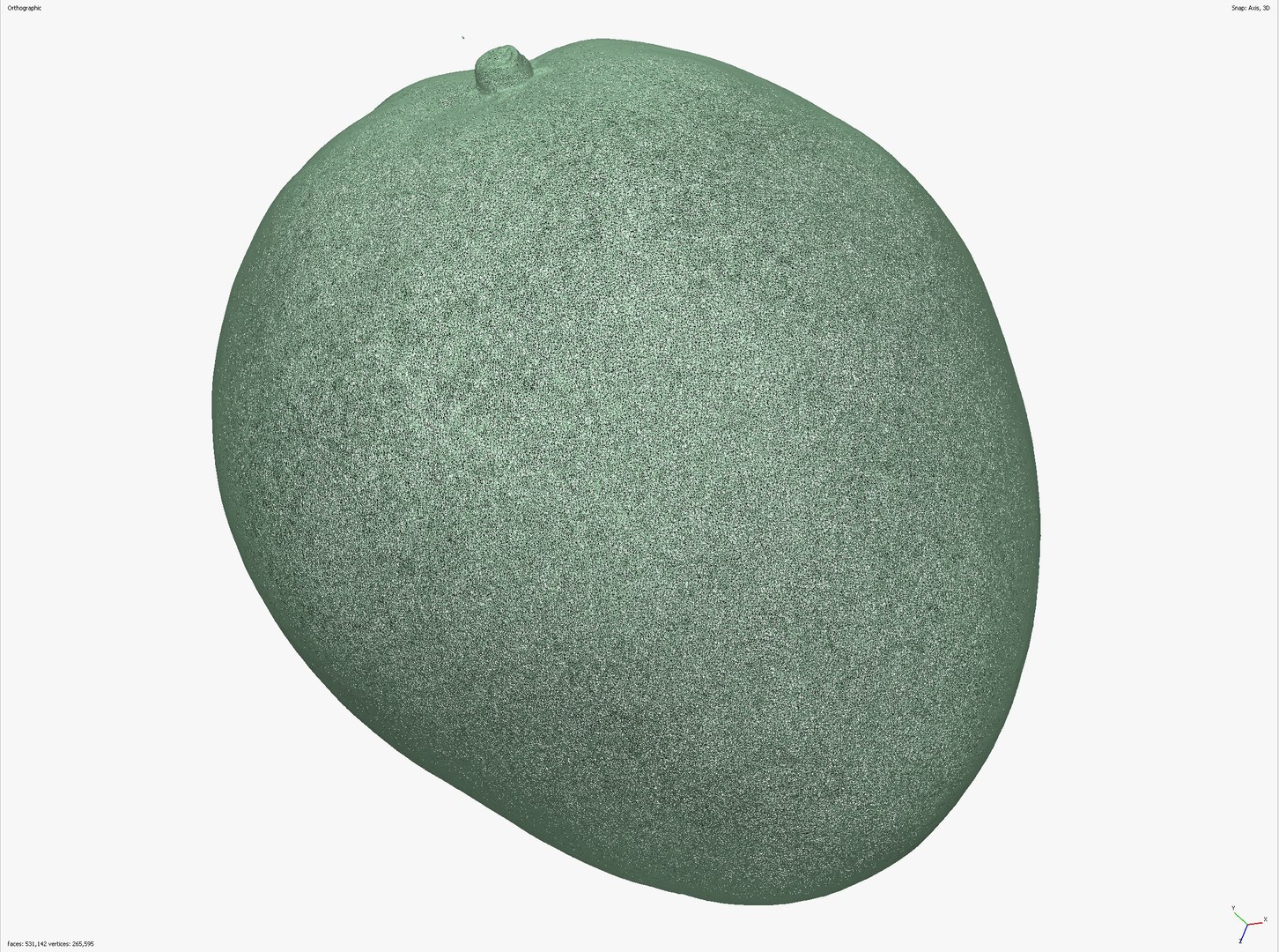 MANGO CROSS-POLARIZED 3D SCAN 16k 8k TEXTURES LOW HIGH POLY FRUIT 3D ...