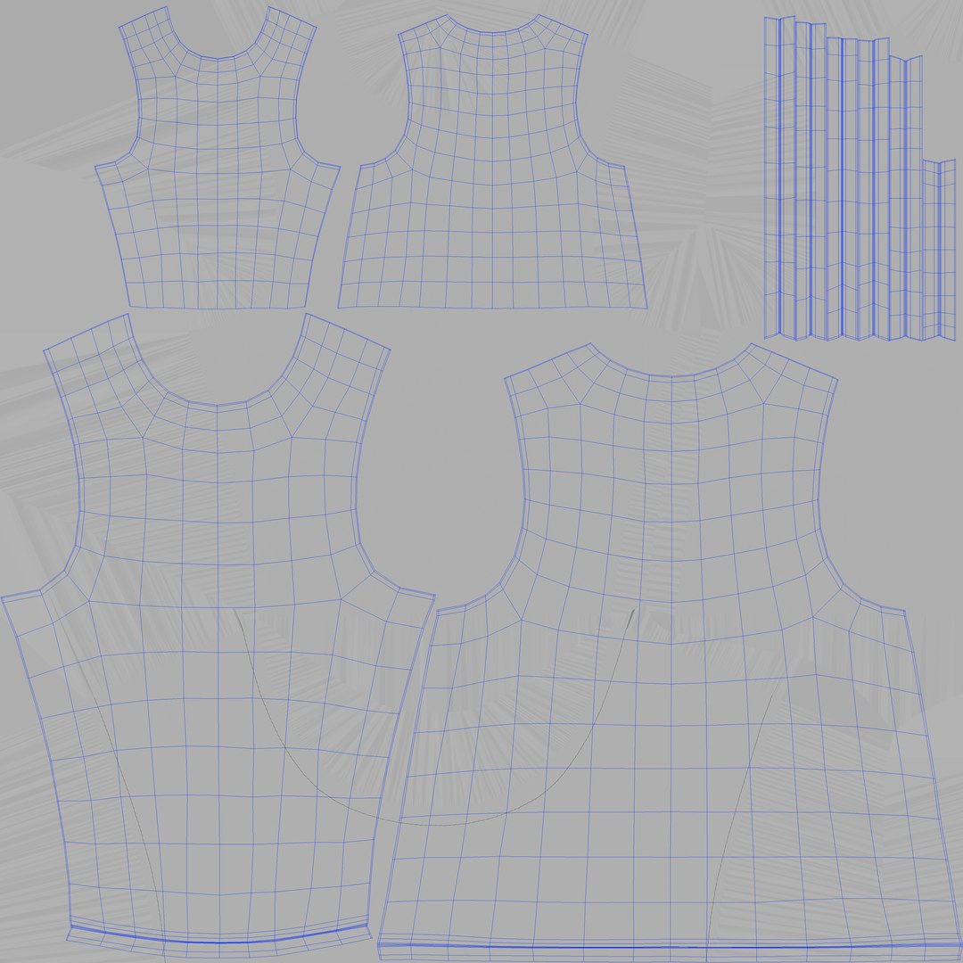 Tank Top Male White PBR 3D Model - TurboSquid 2057096