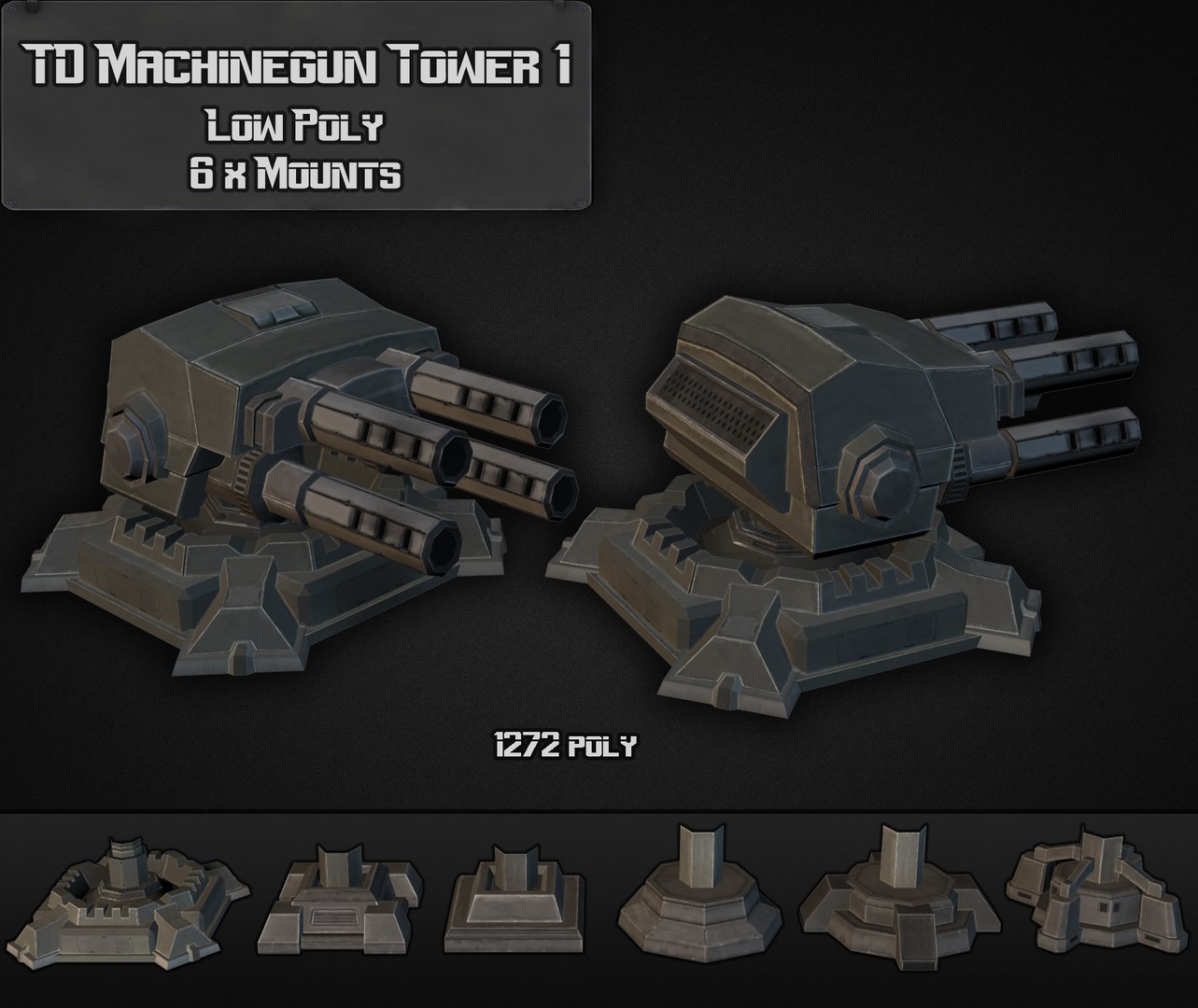 3d Td Machinegun Tower 01