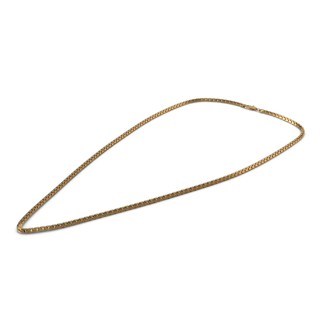 3d Gold Chain Model